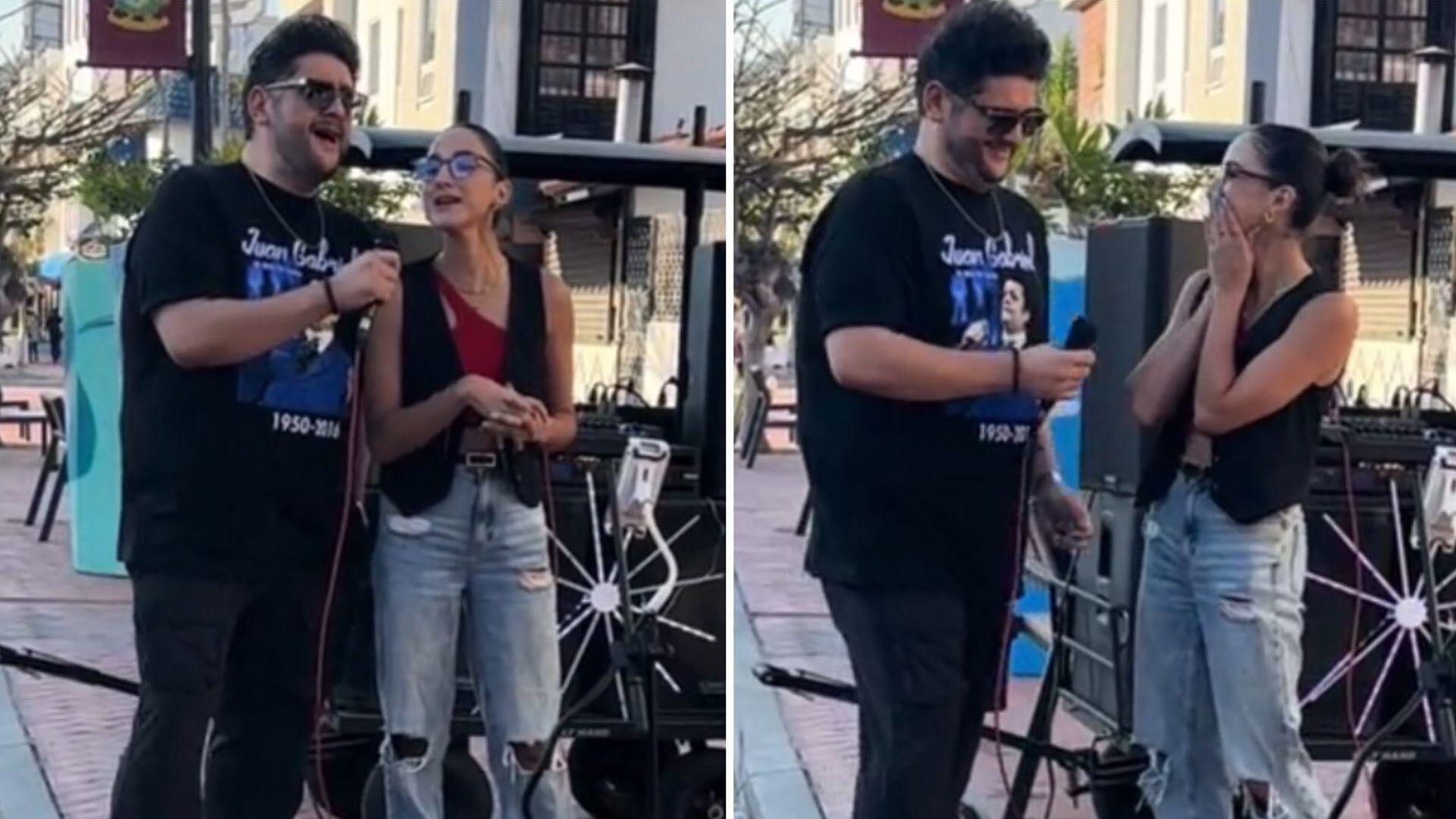 Video: Román Torres de Matisse Canta con Joven Local en Centro de ...