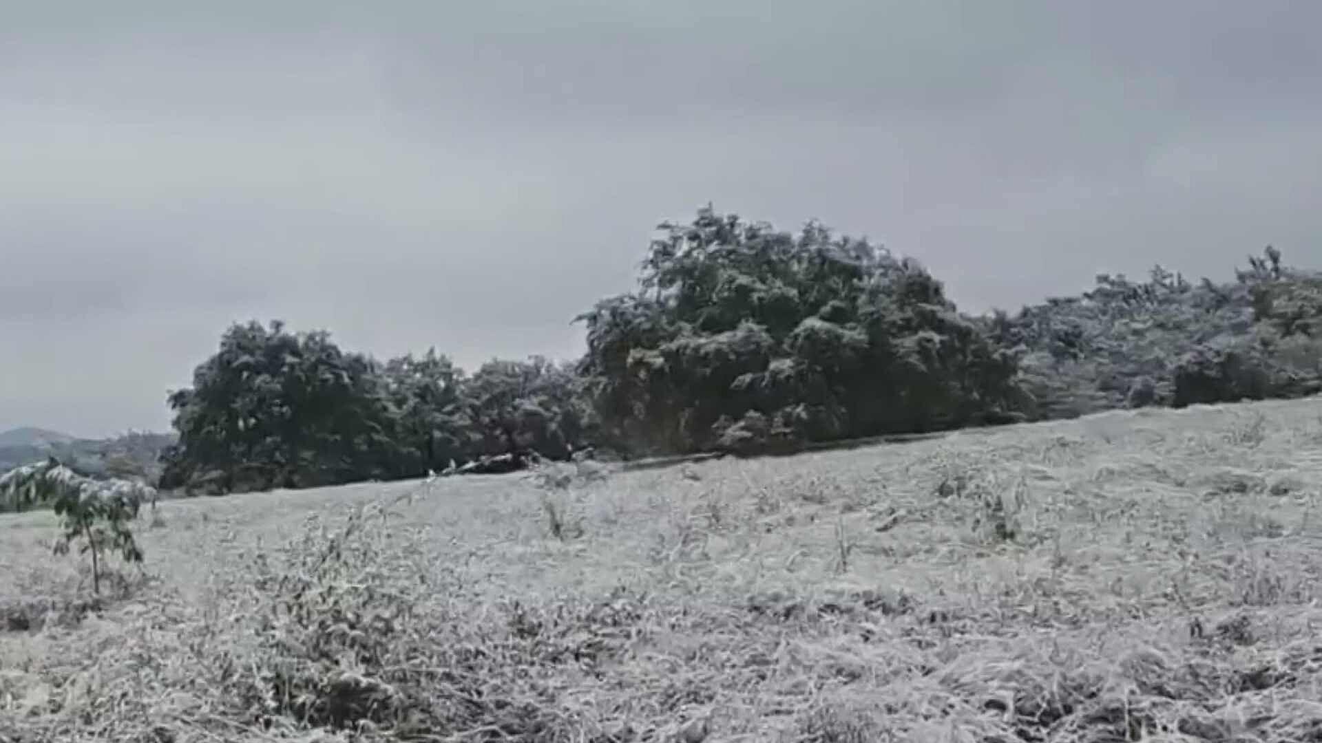 Frente Frío 27 Deja Nieve en Santiago, Nuevo león nieve nevada nieva ...