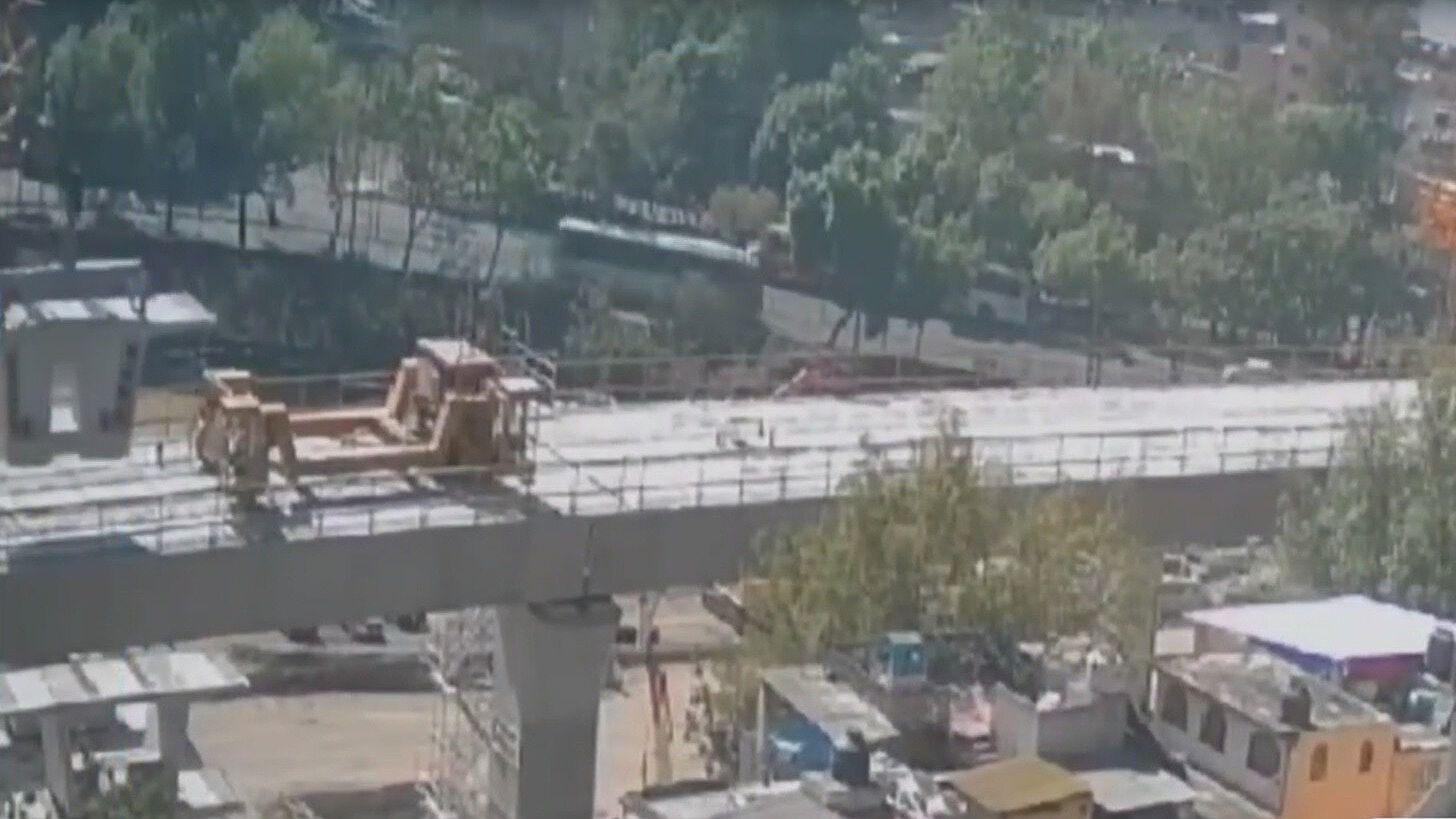VIDEO: Así Fue el Momento Exacto de Caída de Estructura del Tren ...