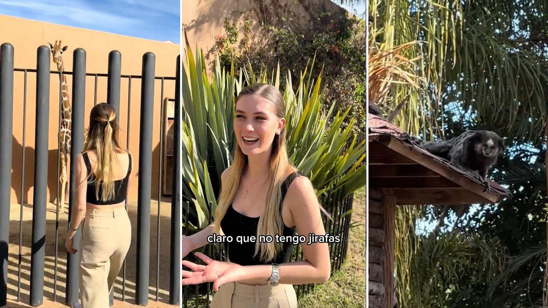 VIDEO: Nirvana Hank Enseña Su Lujosa Mansión Con Changos y Una Jirafa | N+