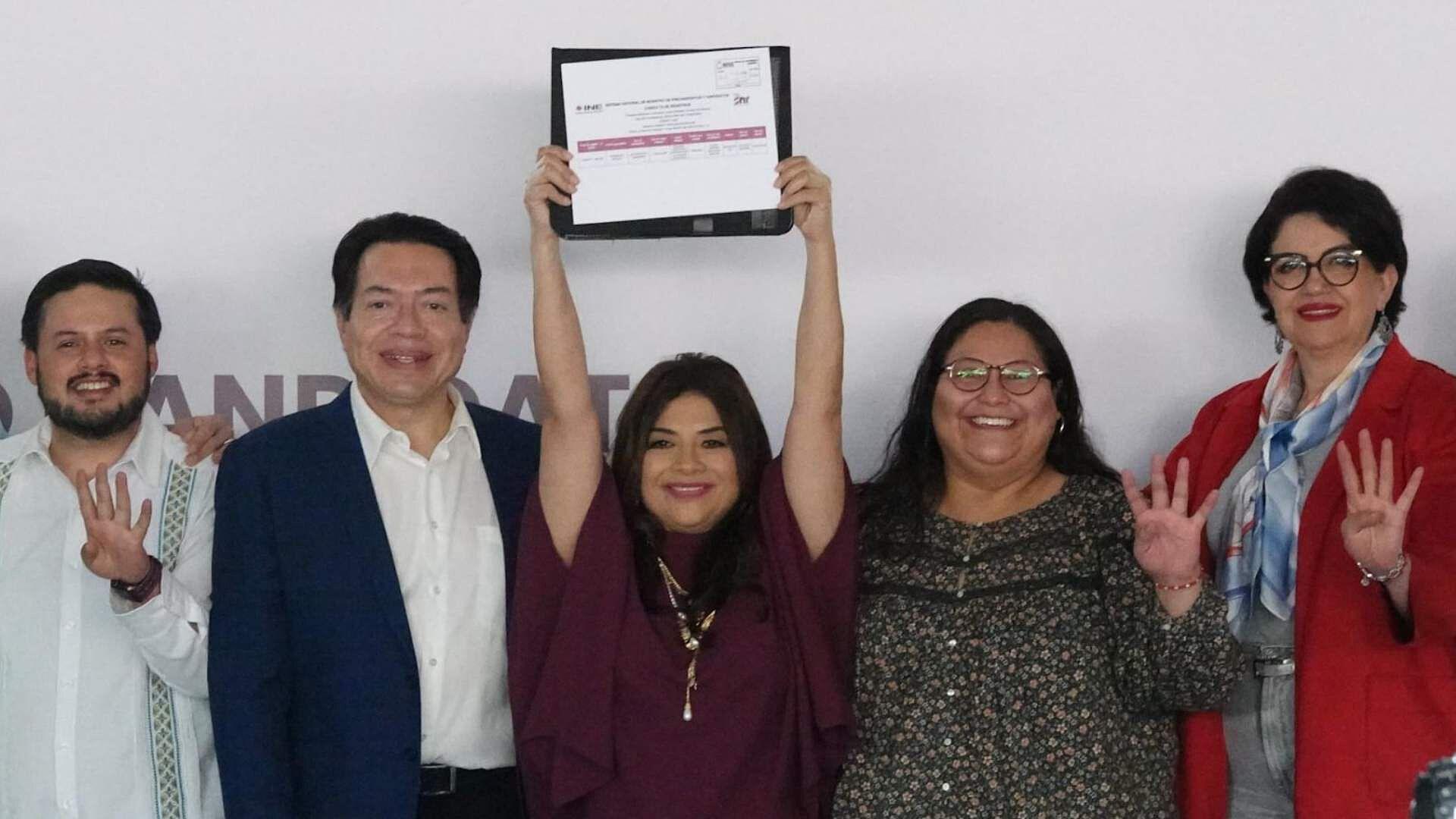 Clara Brugada Se Registra como Candidata a la Jefatura de Gobierno de la CDMX | Elecciones 2024 | N+