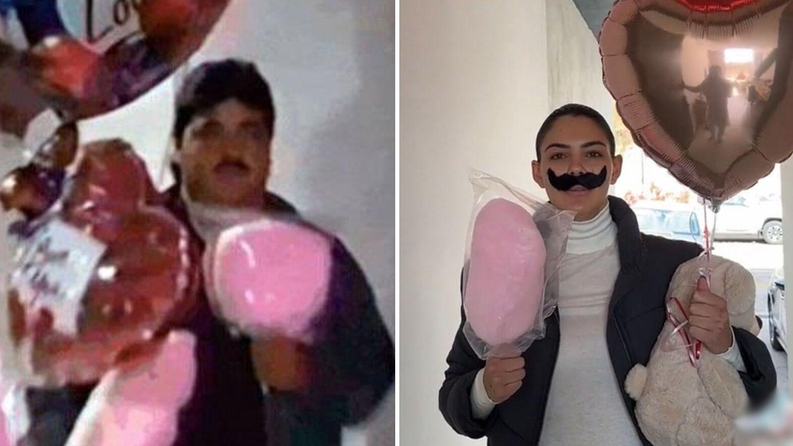 "¿Qué Haces Aquí?" Joven Sorprende a su Novio Llegando Como Meme Viral | N+