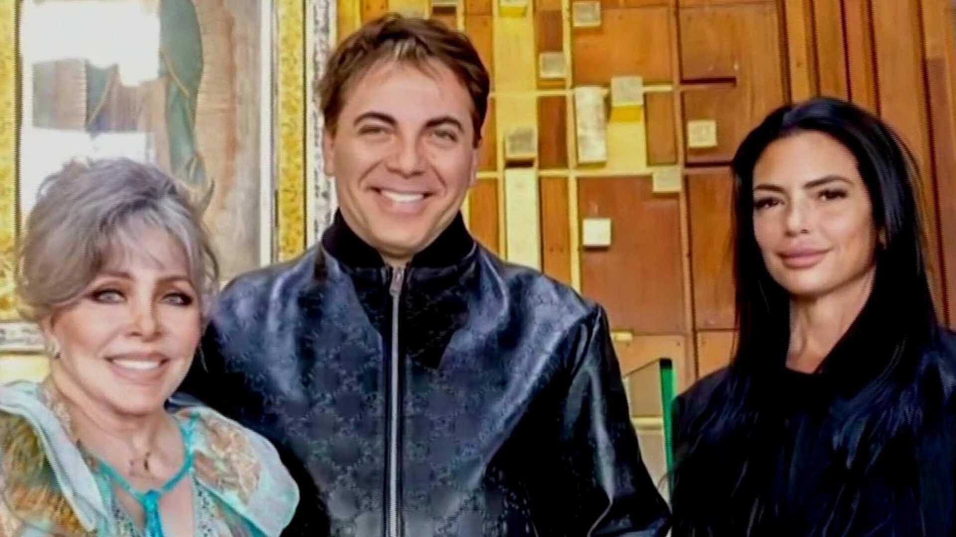 Cristian Castro Visita la Basílica con sus Dos Amores | Espectáculos | N+