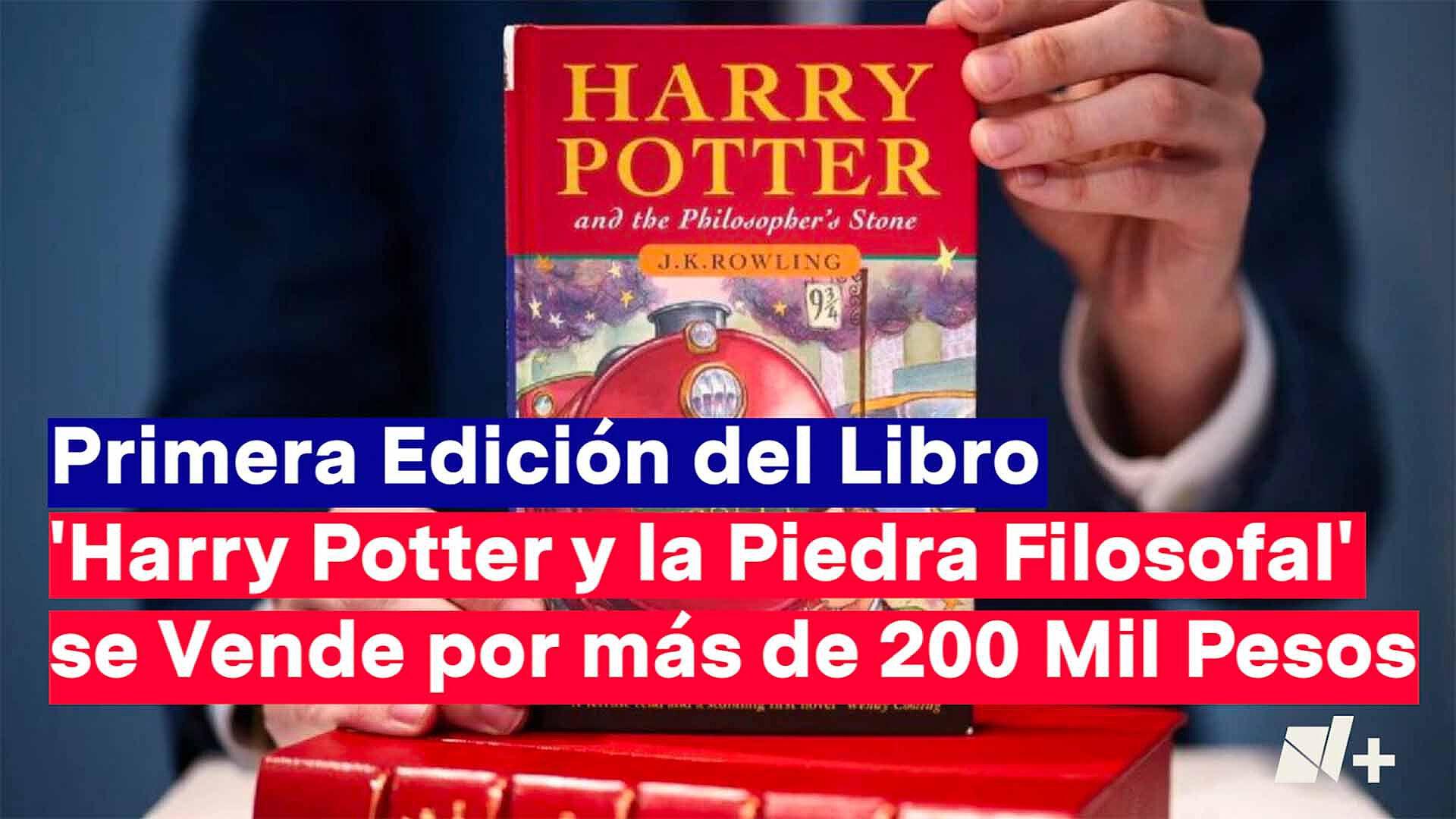 Subastan Primera Edición de Libro "Harry Potter y la Piedra Filosofal ...
