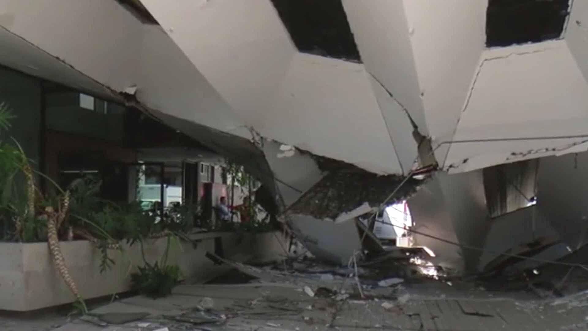 Así fue el Colapso del Techo de un Hotel en Zapopan, Jalisco Hoy 29 de ...