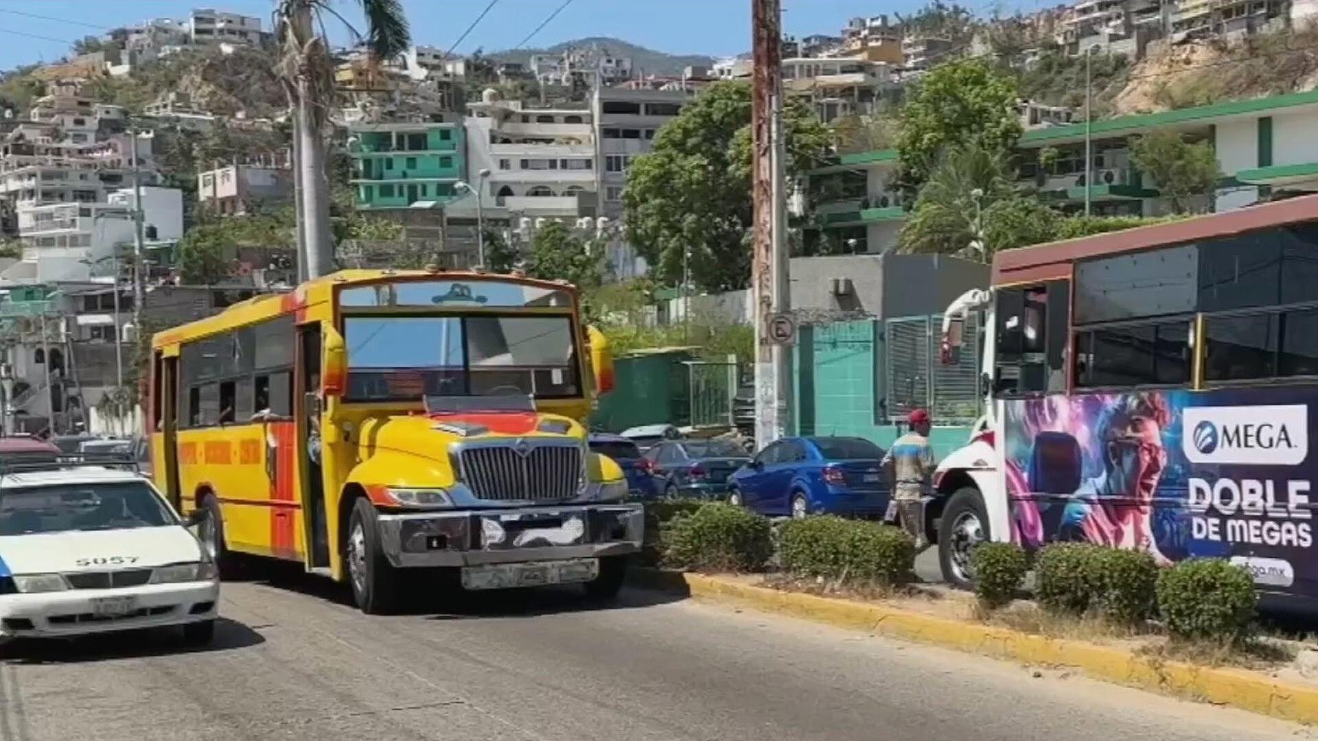 ¿Cuándo se Normalizará Servicio de Transporte Público en Acapulco? | N+