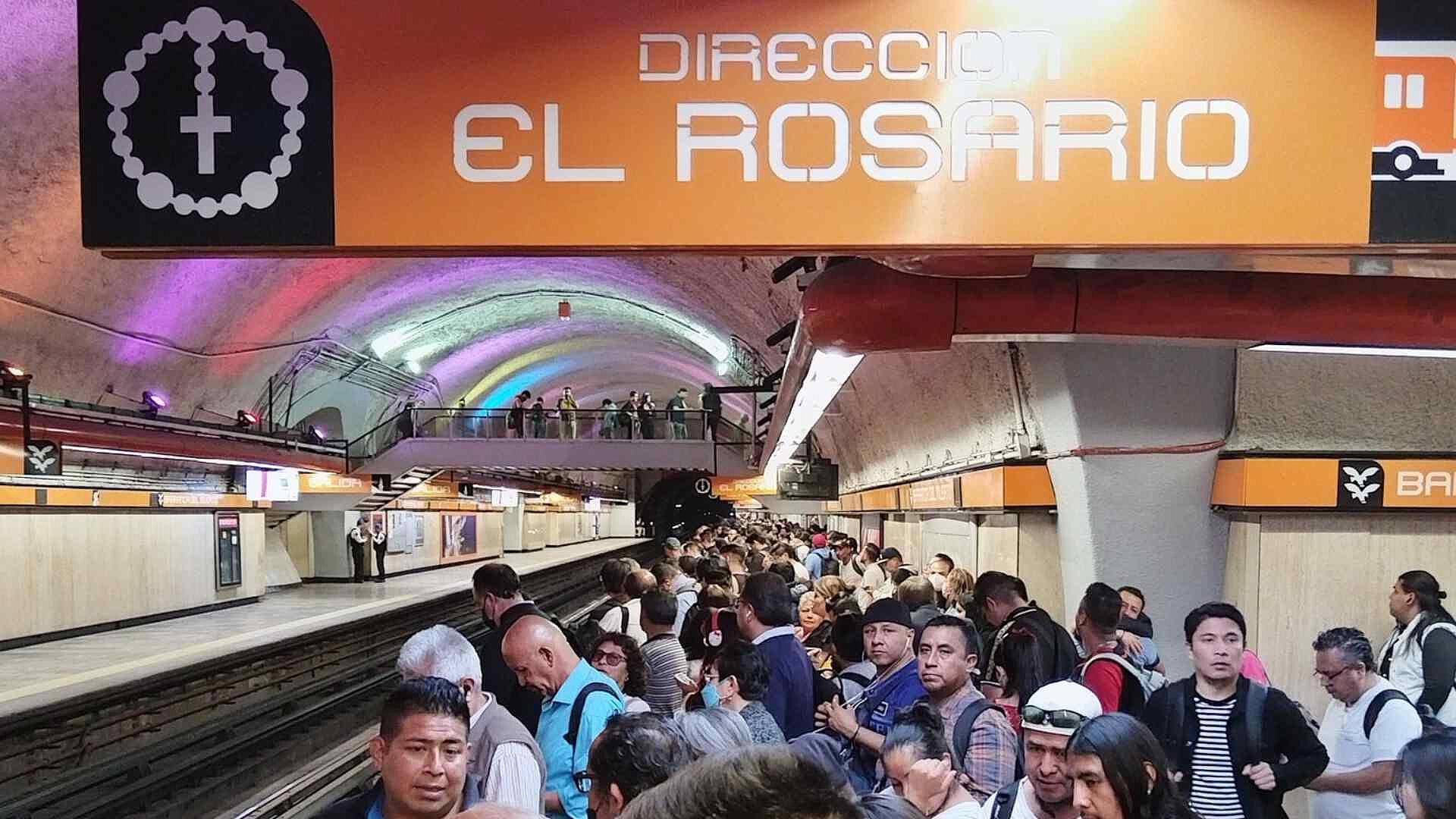 ¿Qué Pasó en la Línea 7 del Metro de la CDMX, Dirección Rosario, Hoy 5 ...