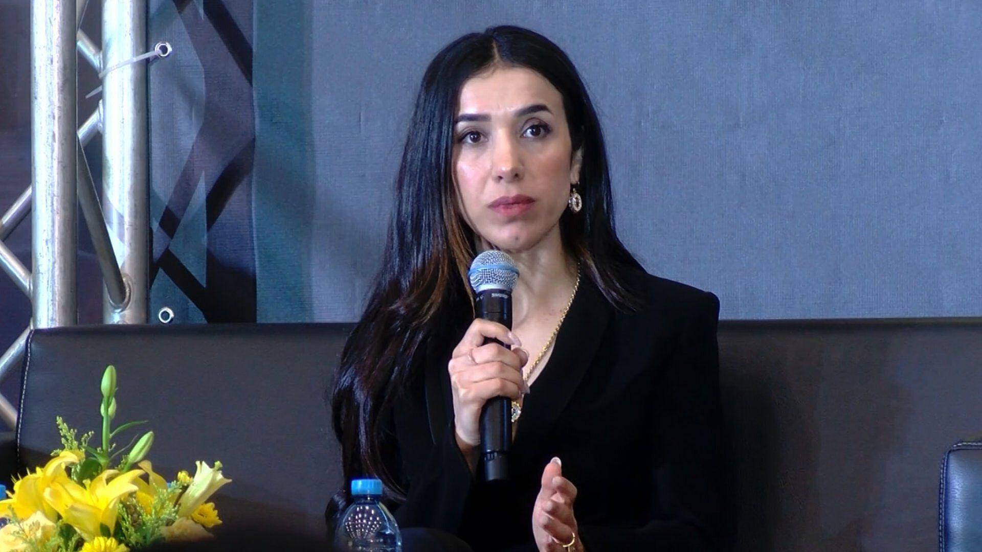 Nadia Murad, Premio Nobel de la Paz Impartió Masiva Conferencia en ...
