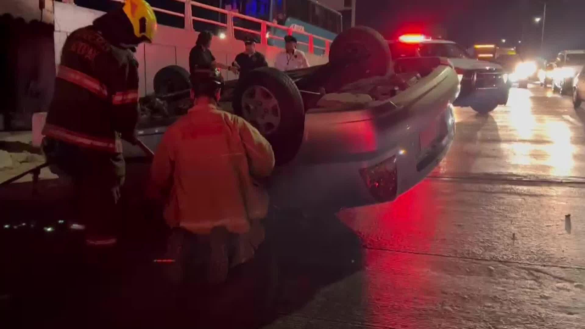 Por Manejar En Estado De Ebriedad Un Conductor Terminó Volcado En El