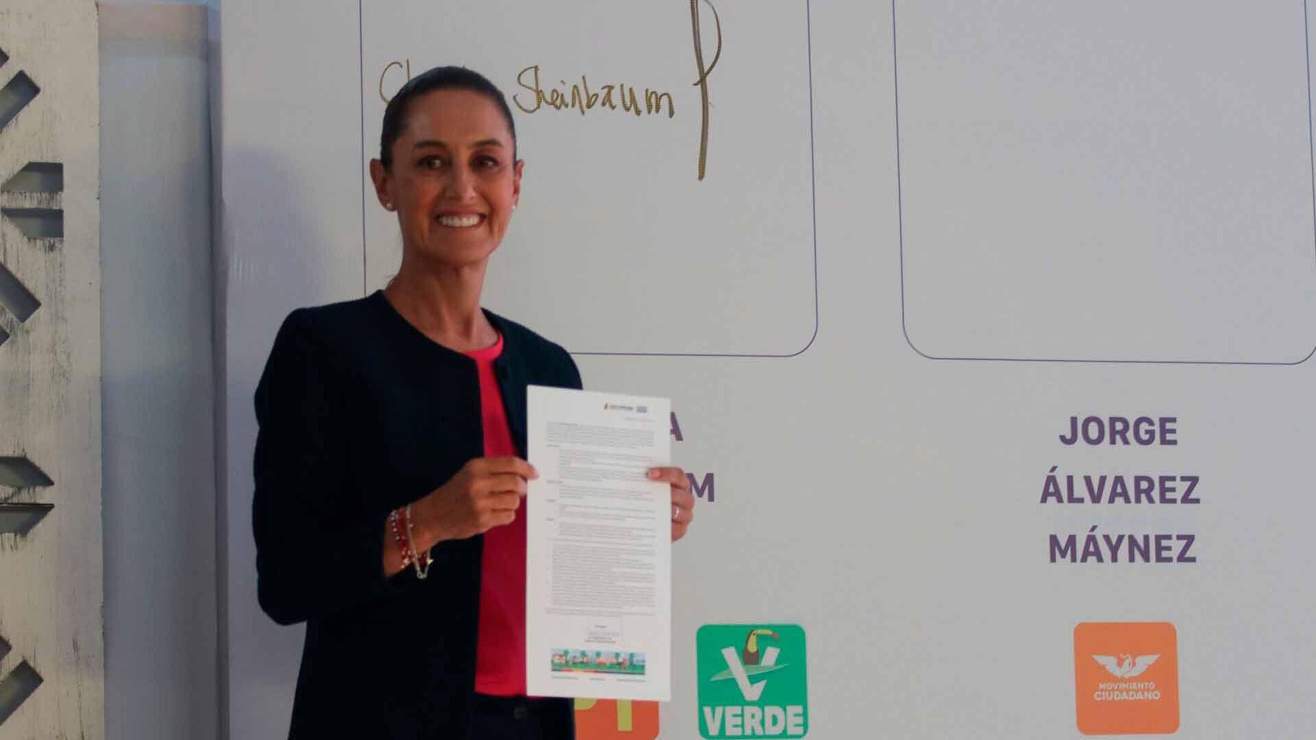 Claudia Sheinbaum Firma Pacto para Garantizar Atención Integral a Niños y Niñas | Elecciones ...
