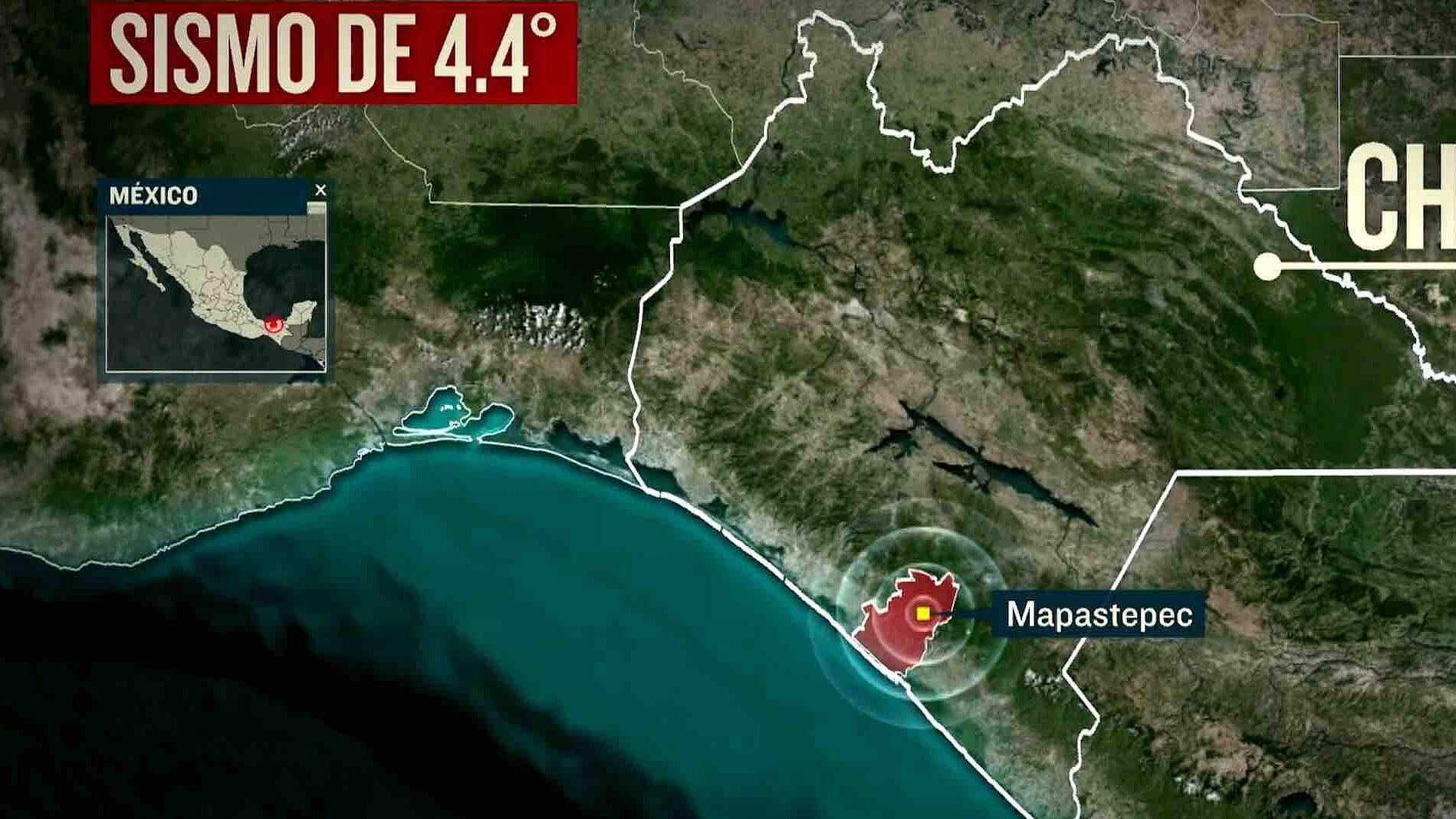 Sismo de Magnitud 4.4 Sacude Mapastepec, Chiapas: Sin Daños Reportados | N+