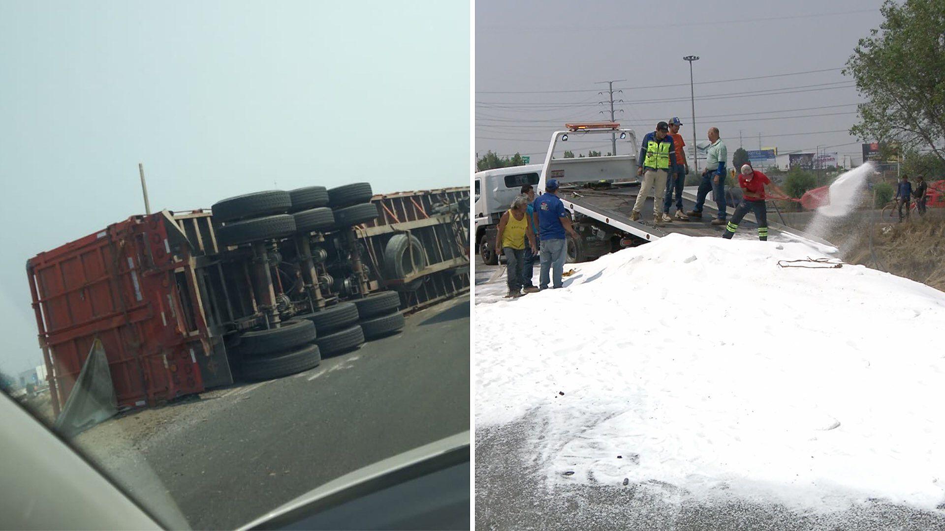 Volcadura de Tráiler en la Autopista México-Puebla y Periférico | N+