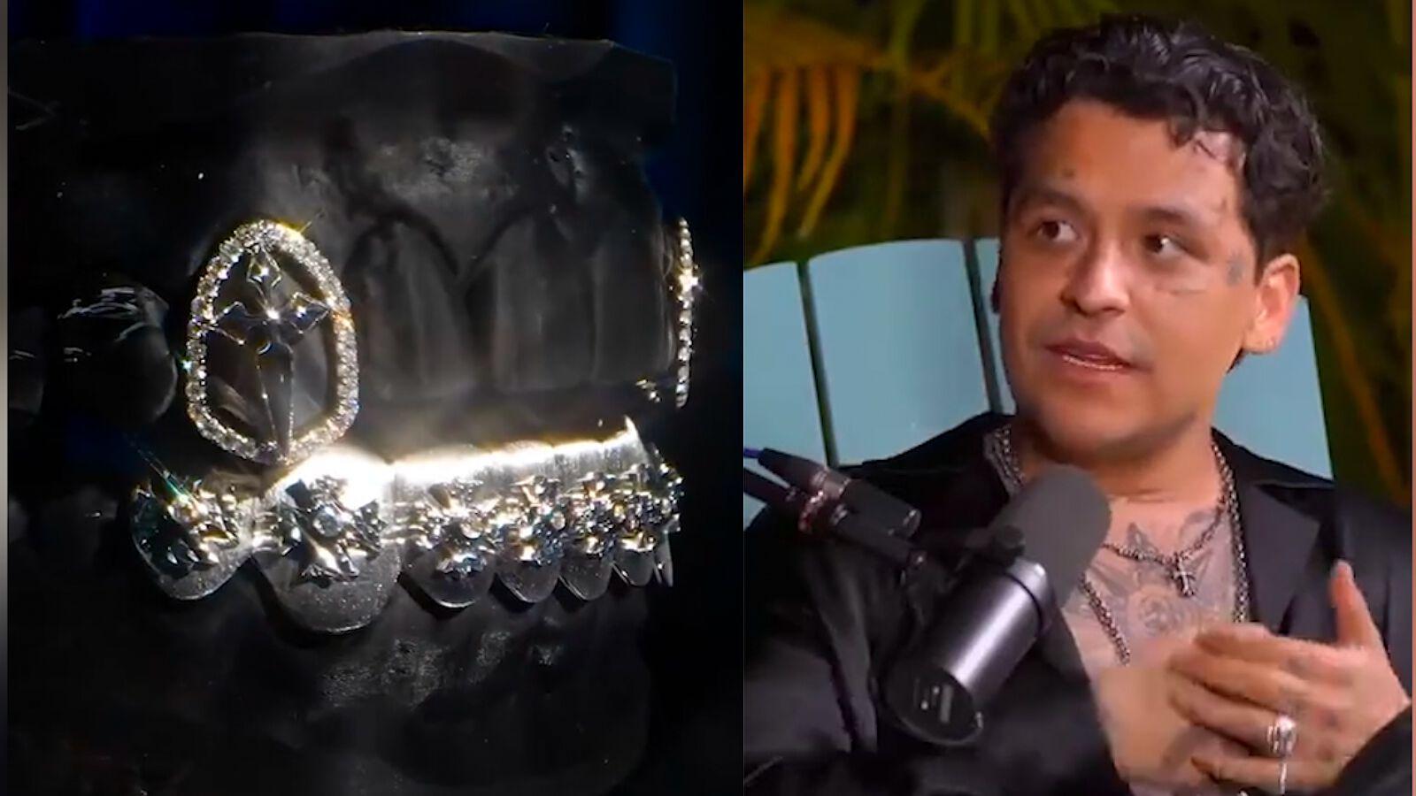 Christian Nodal se Arrepiente de Colocarse Dientes de Diamante | N+