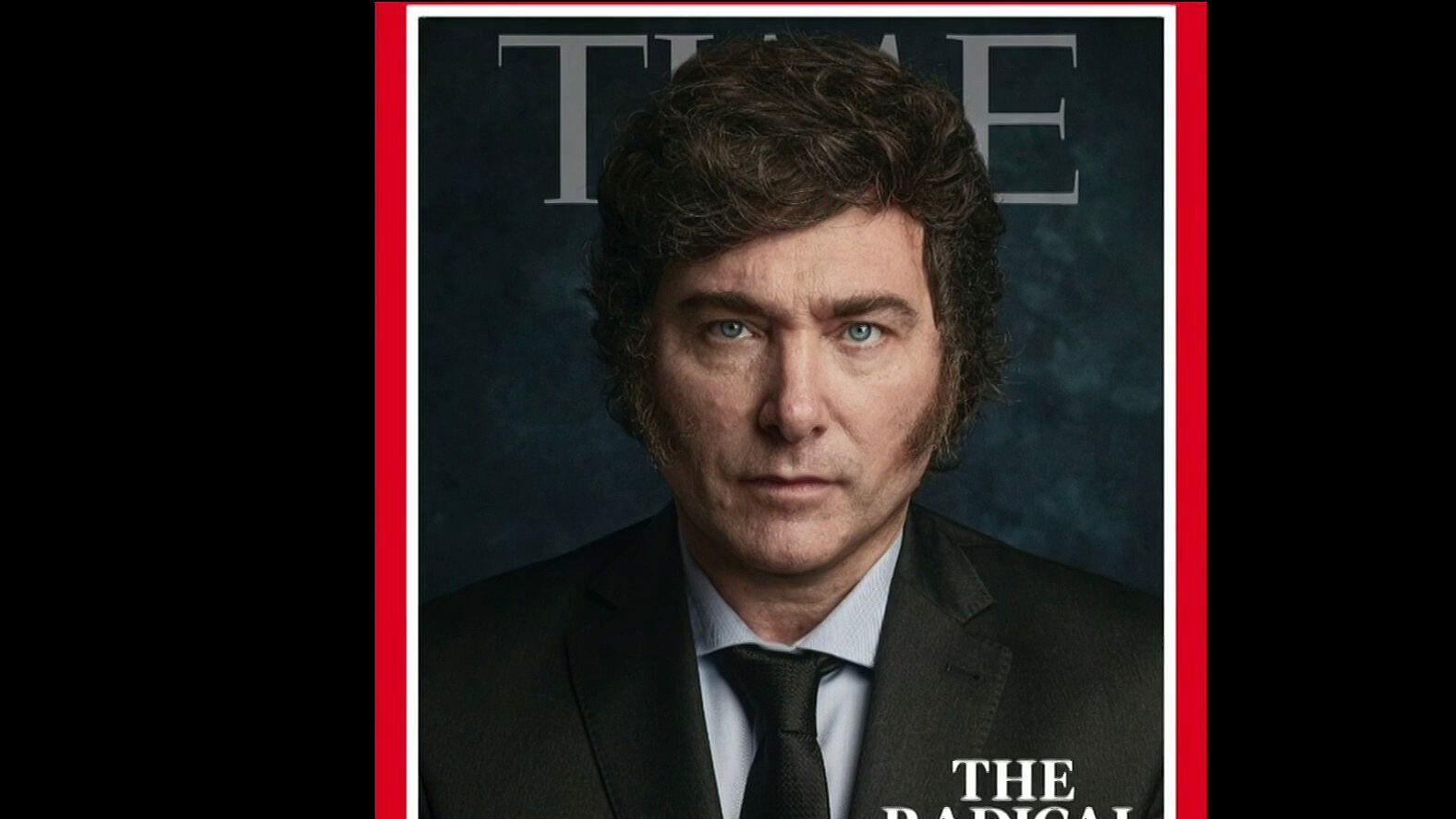 Revista Time Dedica Portada a Javier Milei, Presidente de Argentina | N+