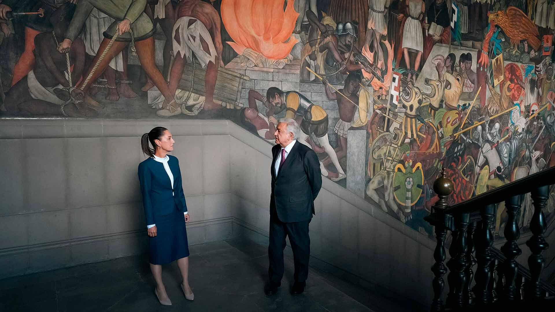 Primeras Imágenes De La Reunión De Amlo Y Claudia Sheinbaum Virtual