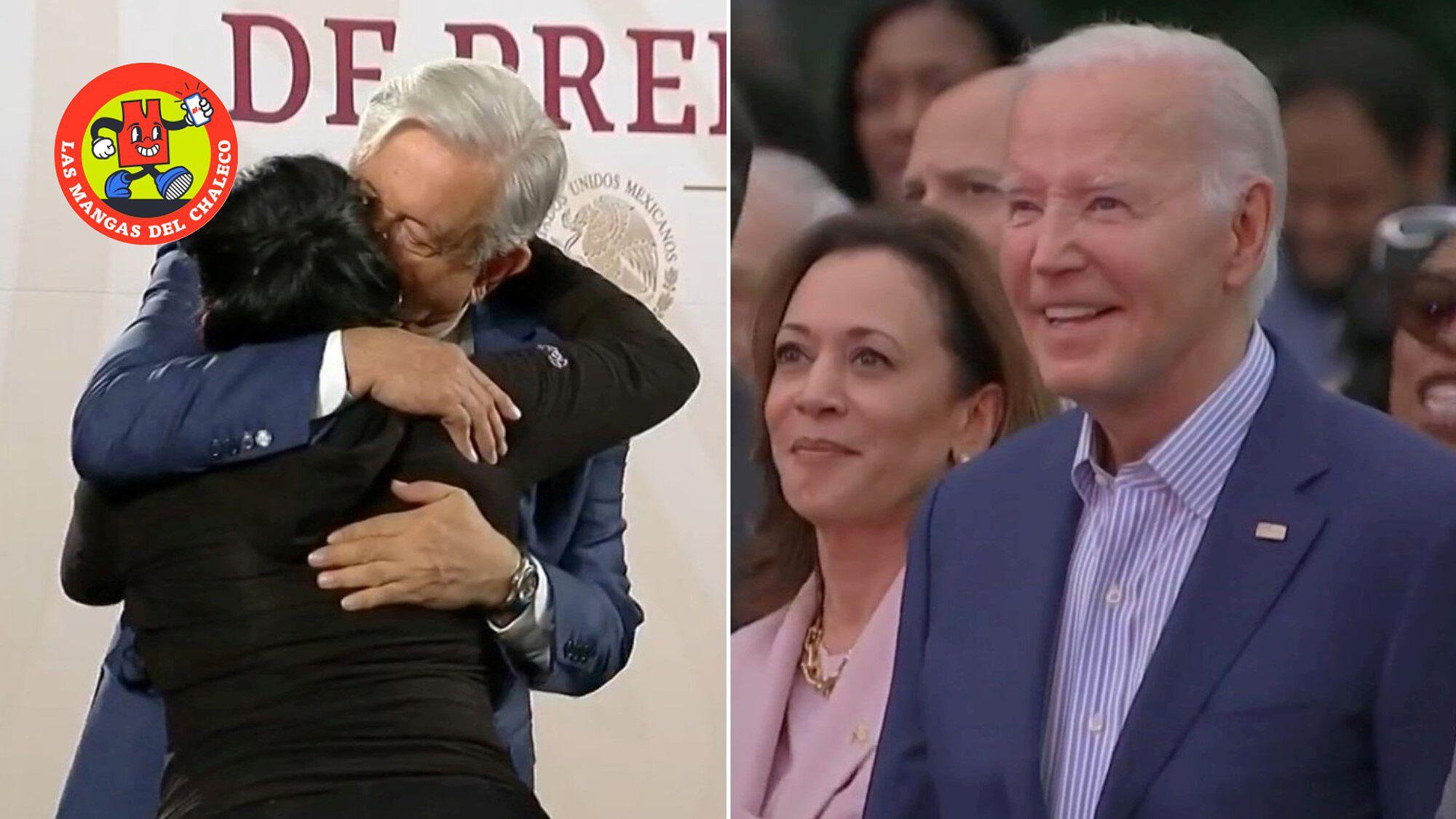 Las Mangas del Chaleco con Santos Briz | A AMLO le Piden Abrazos de ...