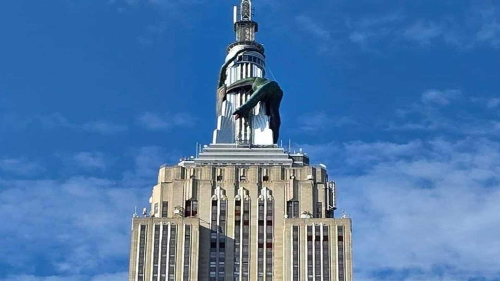 Colocan Dragón de 82 Metros en el Empire State, Nueva York | House Of ...