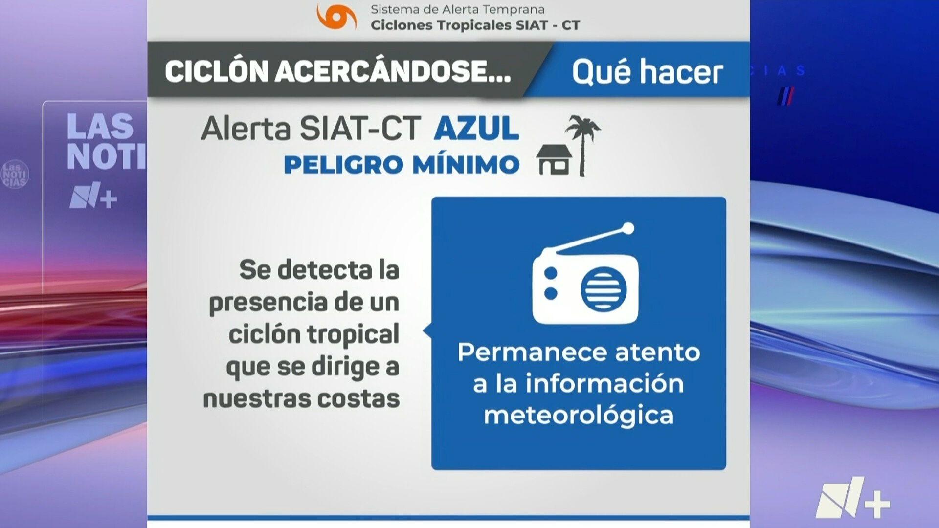 Alerta Azul y Verde para Veracruz por Ciclón Tropical UNO | N+