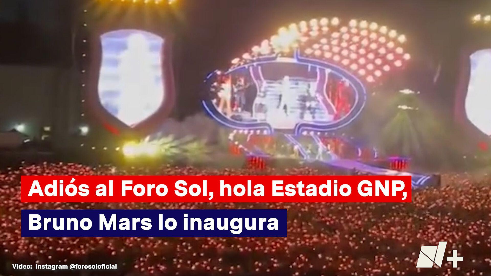 ¡Adiós Foro Sol, Hola Estadio GNP! Bruno Mars lo Inaugura, Conoce la ...
