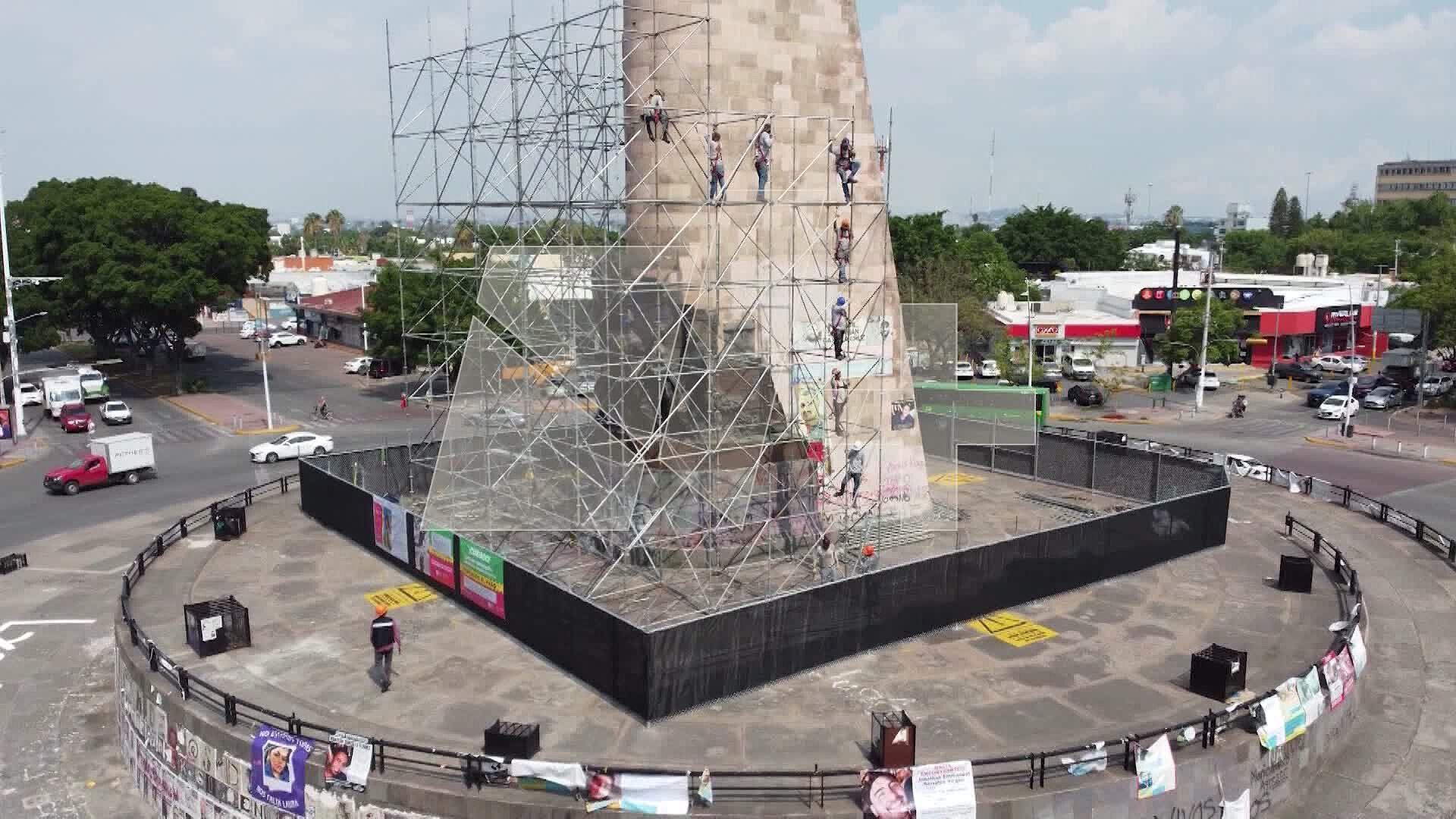 El Monumento a la Madre Patria en Guadalajara Está en Riesgo de Colapso ...