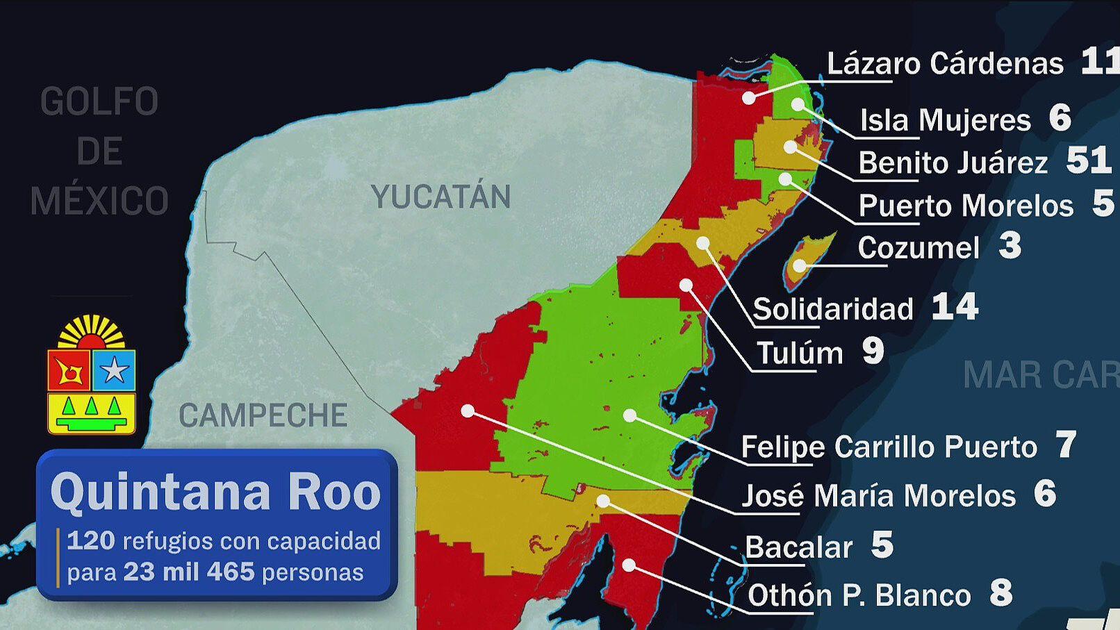 Instalan Refugios en Quintana Roo por Huracán Beryl: Aquí Puedes Ubicarlos | N+