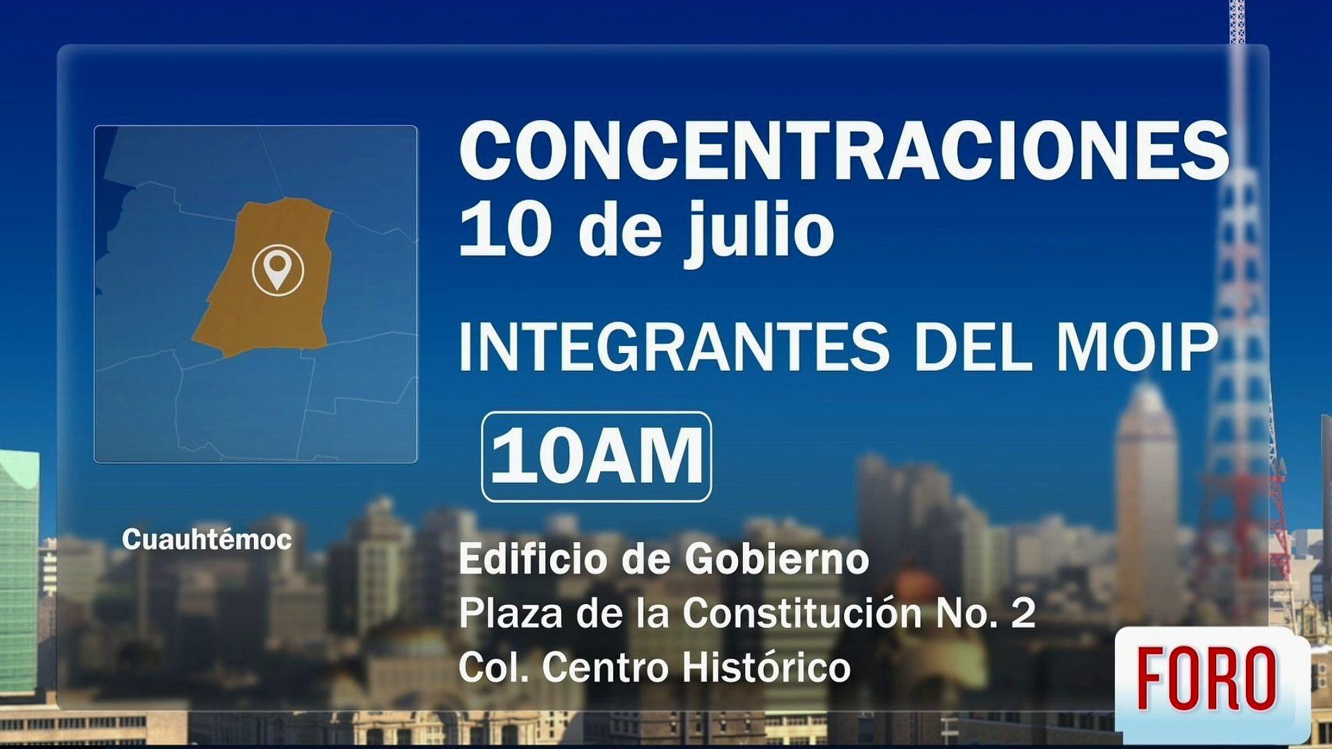 ¡Sal con Tiempo! Marchas y Bloqueos Hoy Miércoles 10 de Julio de 2024 | N+