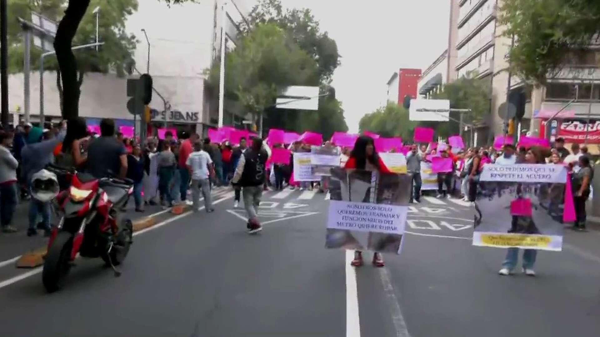 Vagoneros Protestan En El Zócalo De La Cdmx Hoy Lunes 22 De Julio 2024