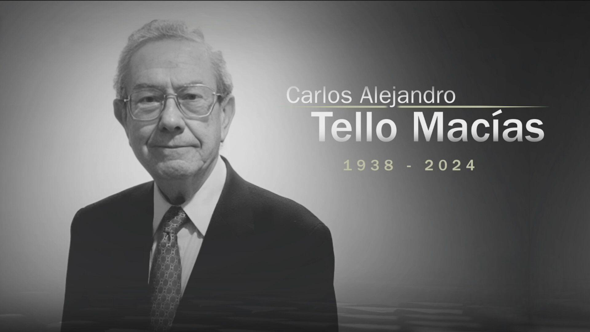 ÚLTIMA HORA: Muere Carlos Tello Macias, Diplomático y Economista ...
