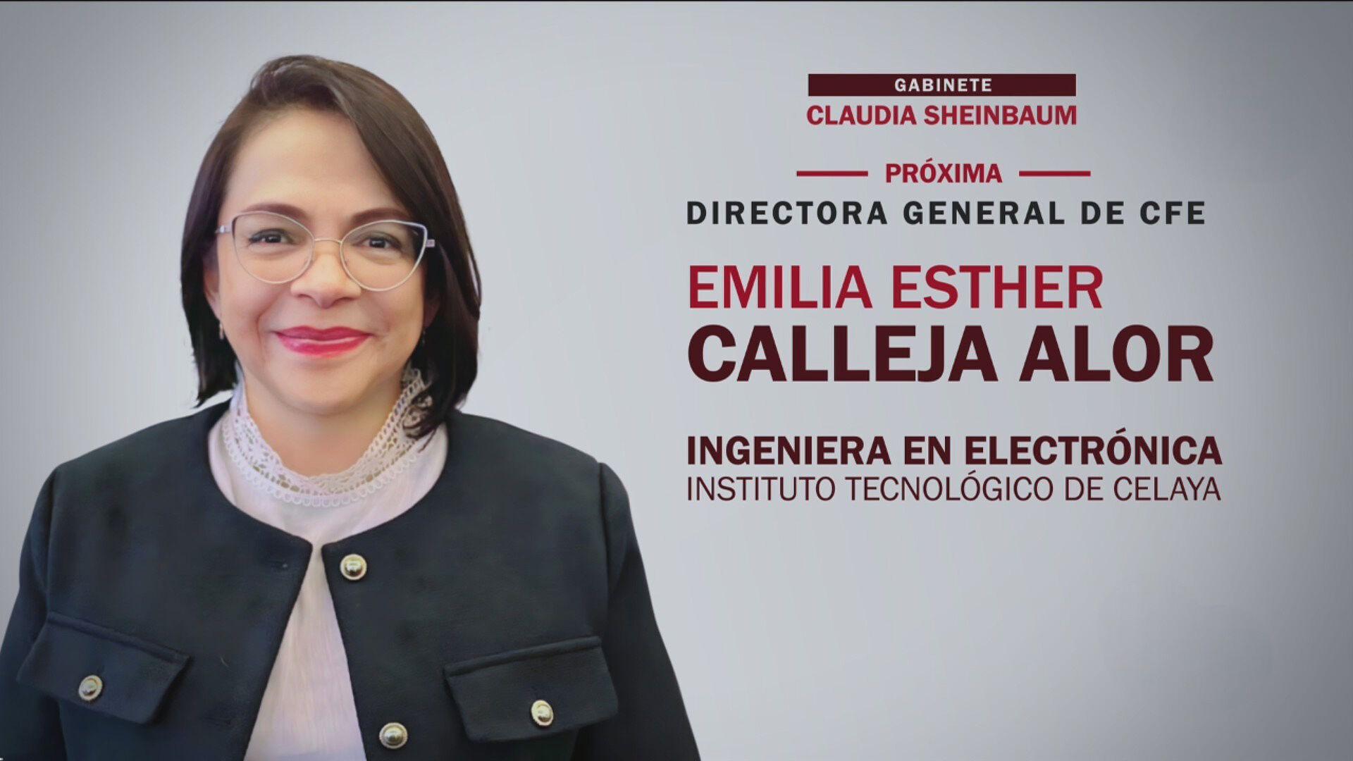 Emilia Esther Calleja Alor Sustituirá a Manuel Bartlett al Frente de la CFE | En Punto con ...