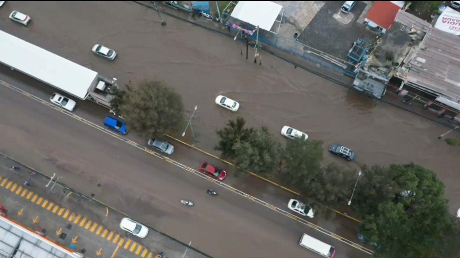 Así se ve Desde el Aire la Avenida López Portillo, en Tultitlán tras ...
