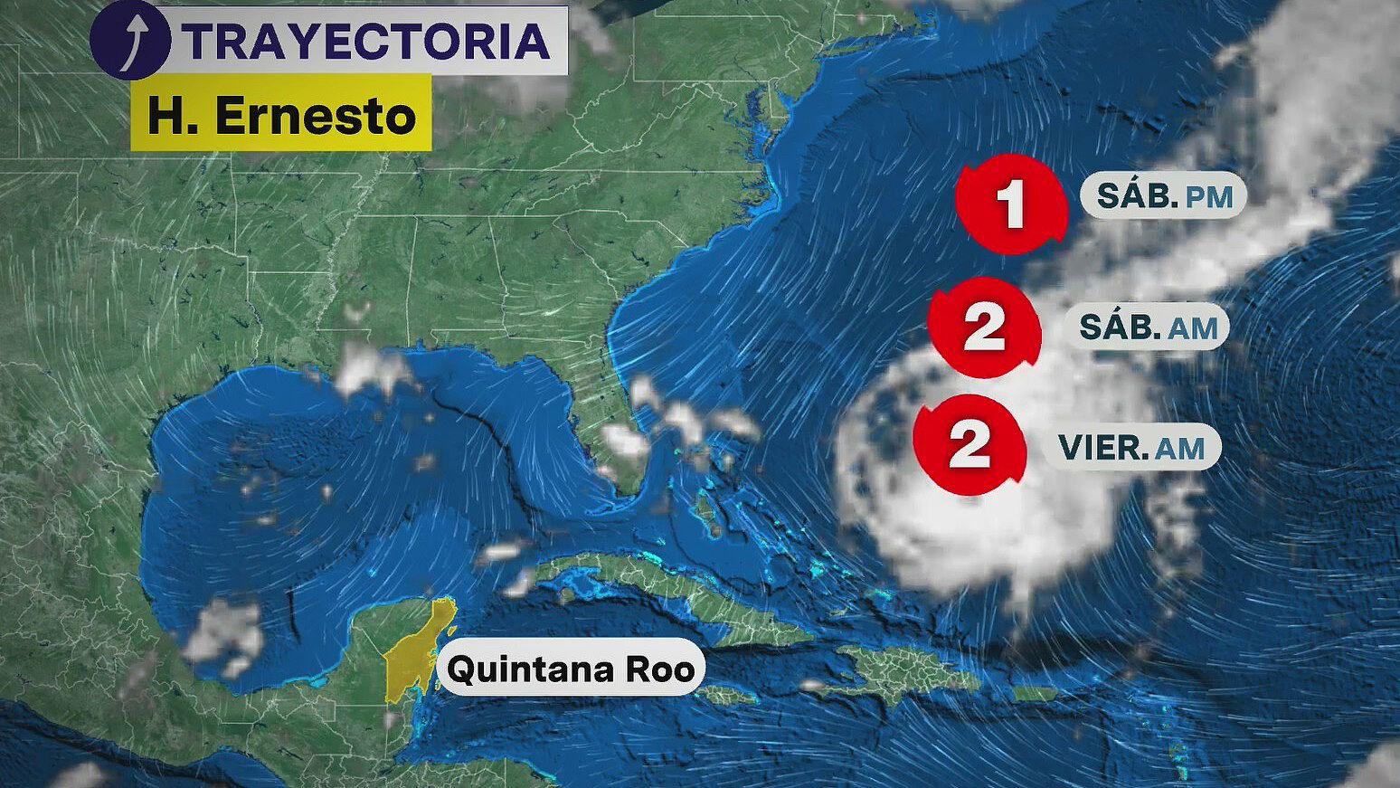Bermudas, en Alerta por Huracán Ernesto | N+