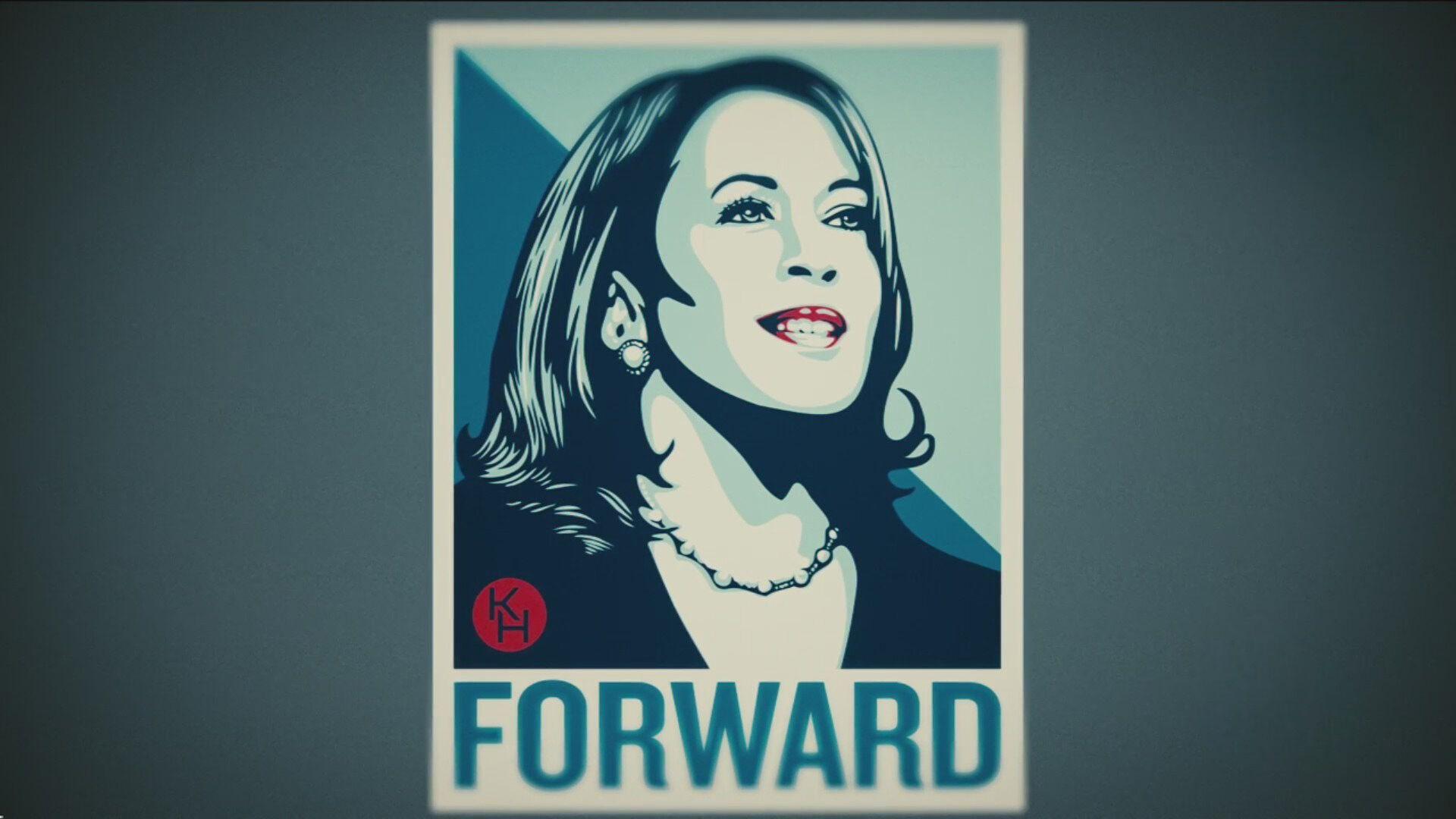 Así Luce ‘Forward’ el Nuevo Poster de Kamala Harris | En Punto con ...