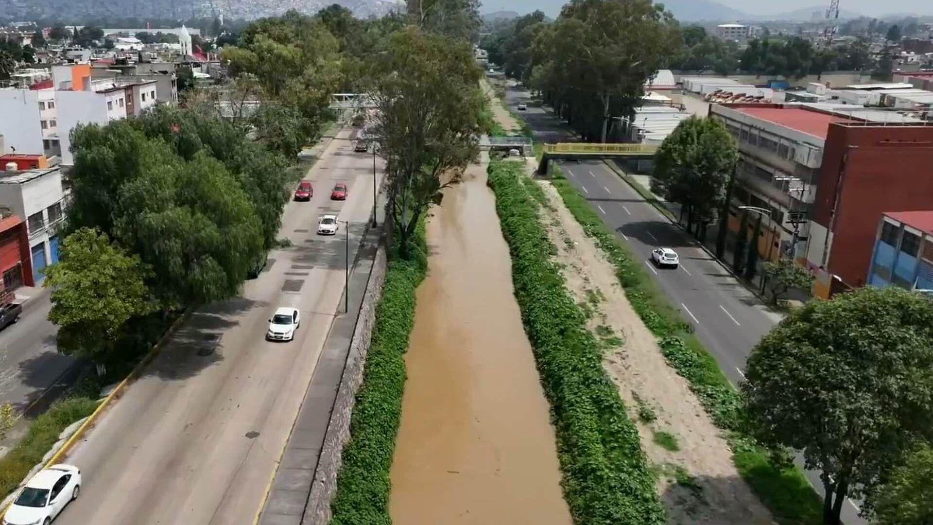 Así se Ven Desde el Aire los Trabajos de Contención en el Río de los ...