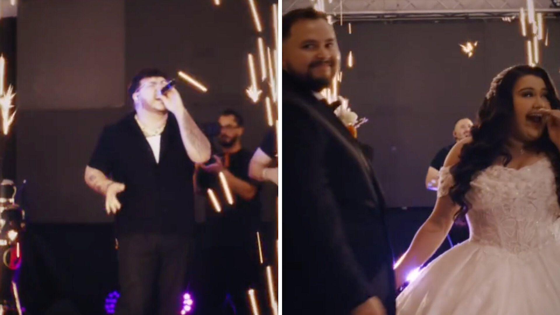 Grupo Frontera le da Sorpresa a Pareja Presentándose Durante su Boda | N+