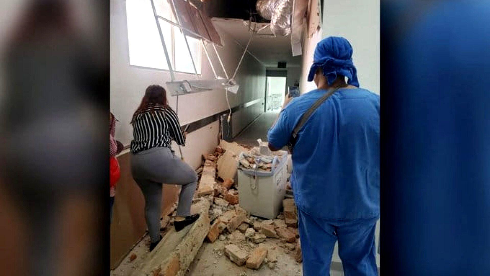 Así Fue el Colapso del Techo de un Hospital del IMSS en Guadalajara | N+