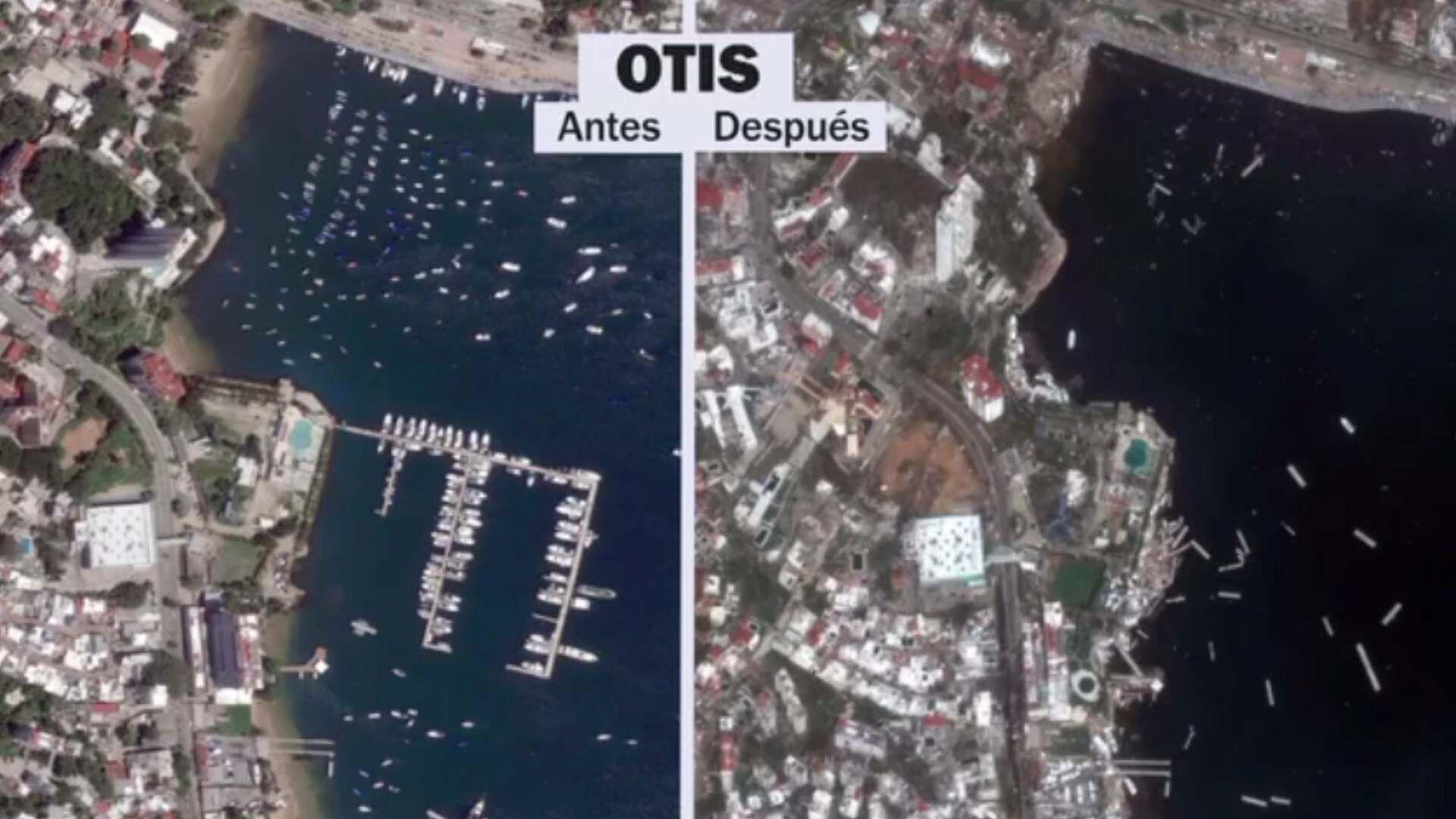 VIDEO: Antes y Después del Paso de ‘Otis’ por el Club de Yates y Playa ...