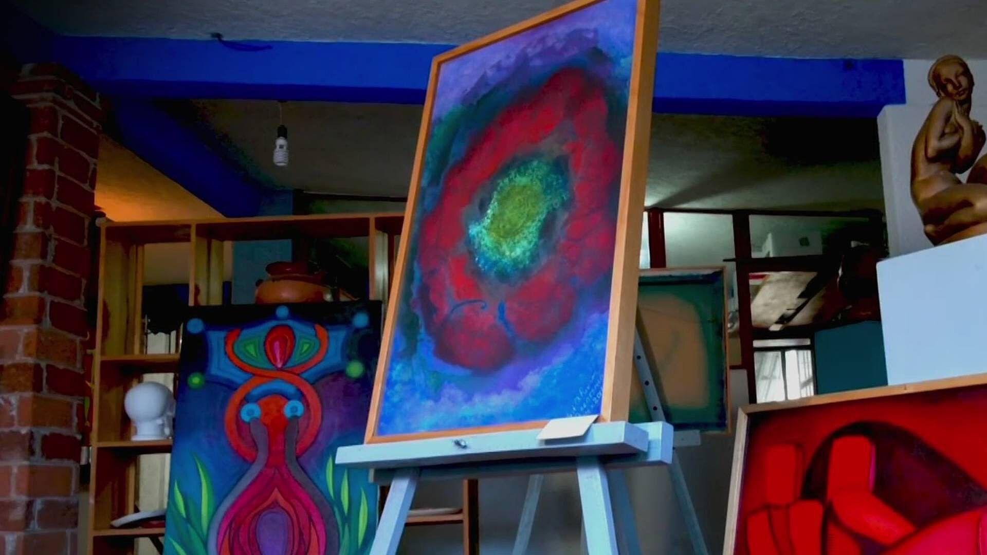 Él es José Ortiz Rivera, Pintor Náhuatl | Arte y Cultura | N+