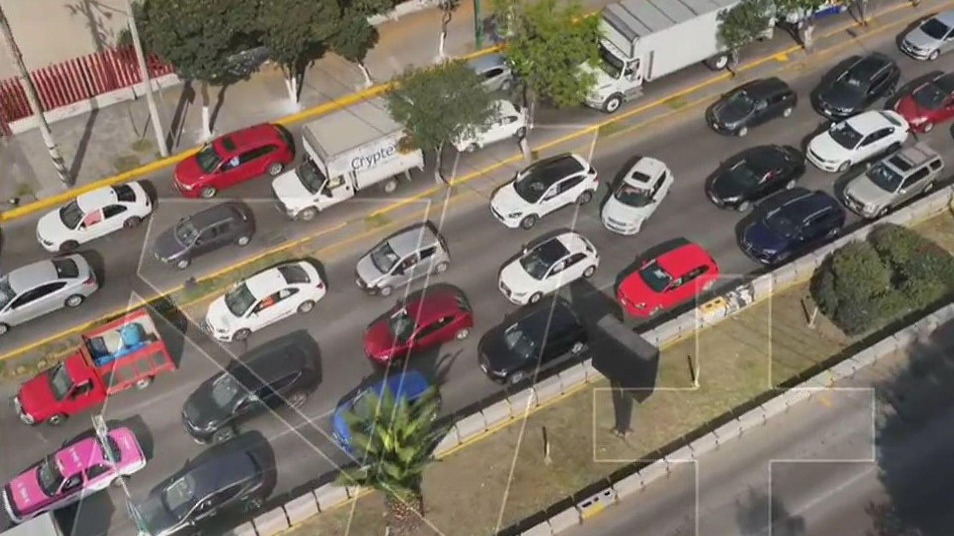 Bloqueo Hoy En Edomex Así Se Ve Desde El Aire El Caos Por Bloqueo De