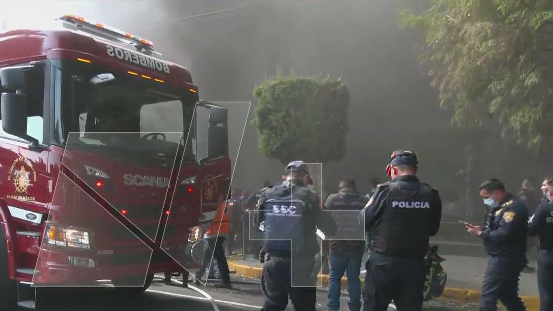 Se Registra un Incendio Hoy en un Estacionamiento de la Colonia Santa ...