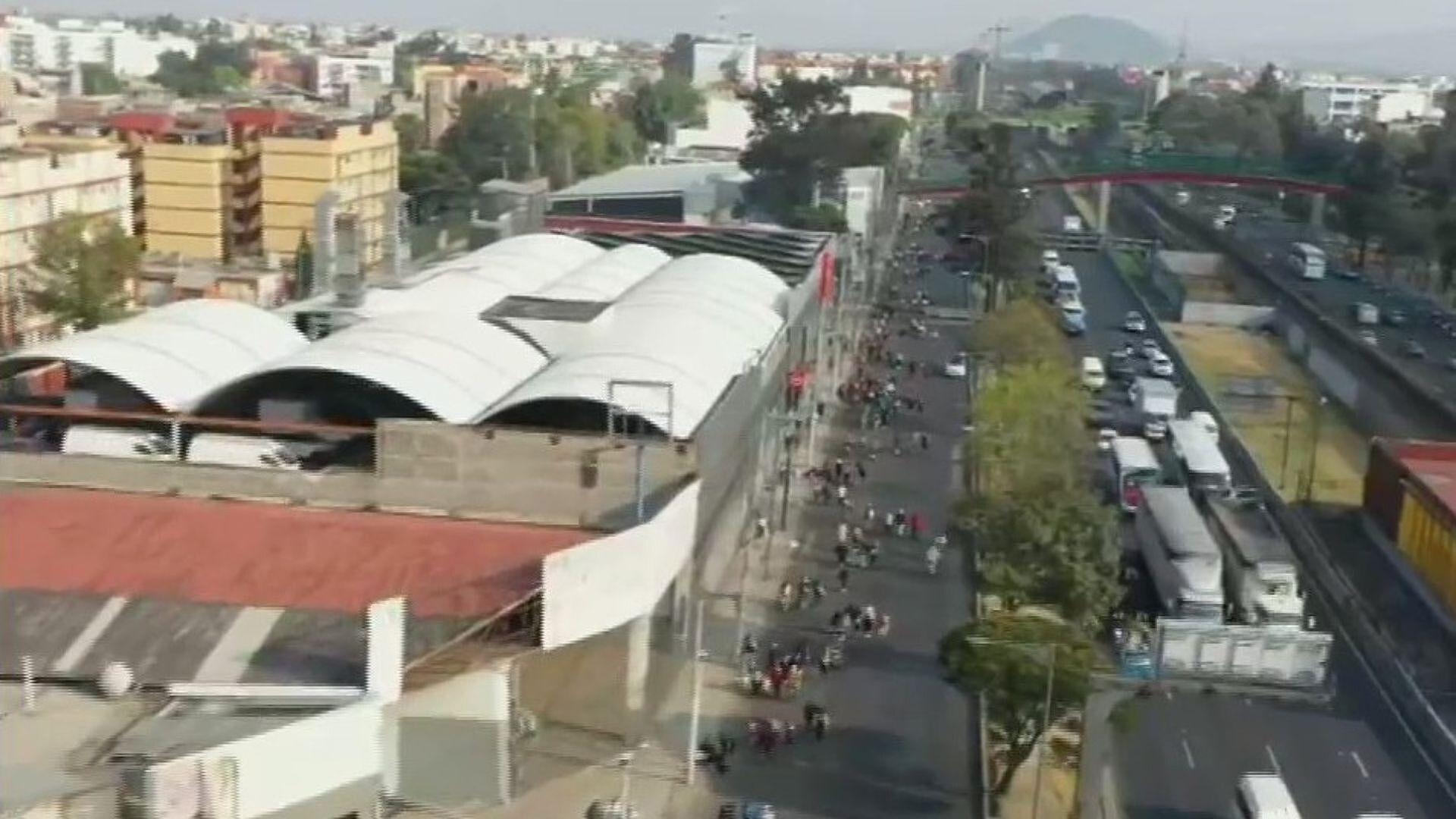 Así se Ve Desde el Aire la Calzada Ignacio Zaragoza, CDMX, con ...