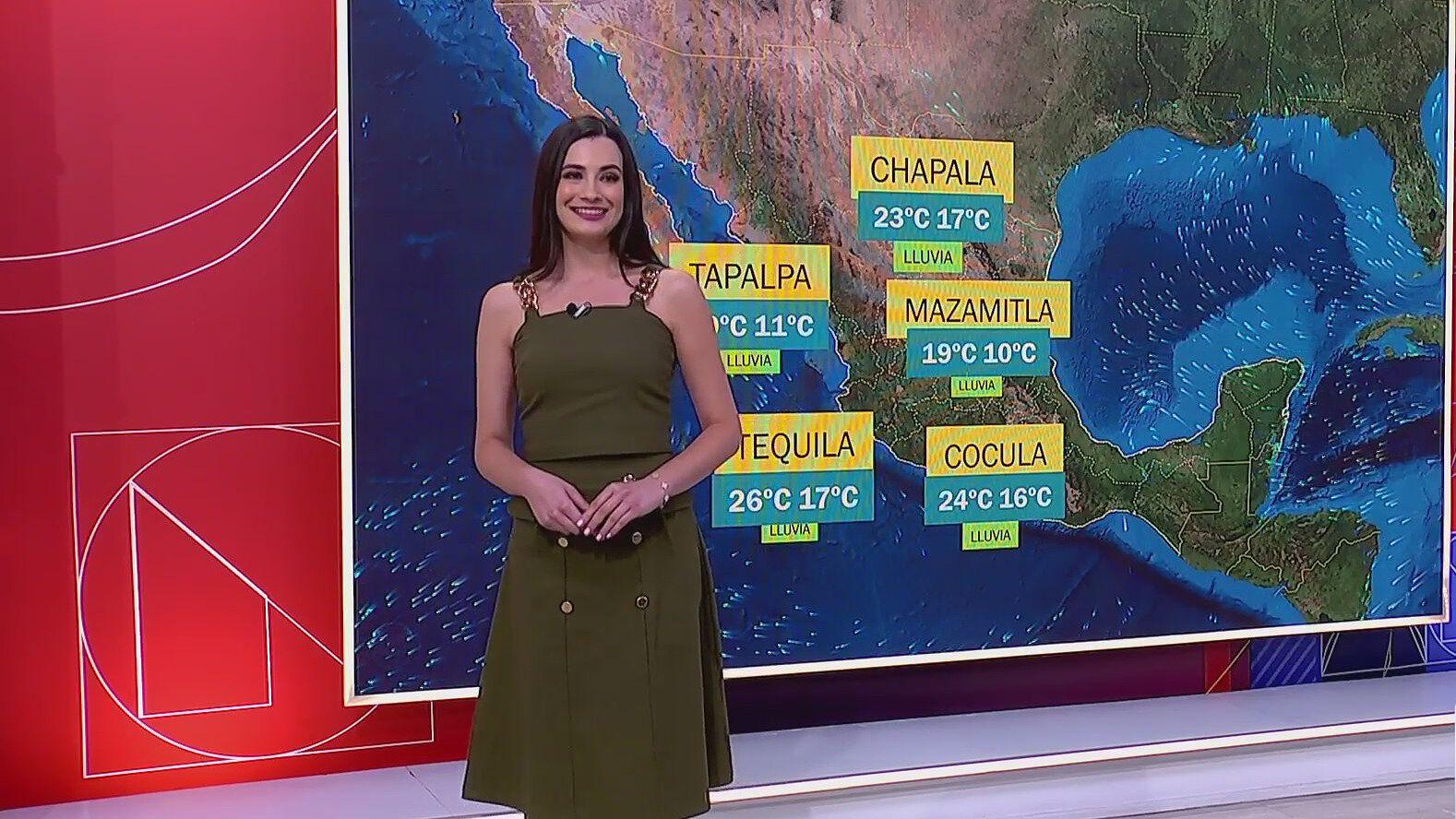 Michelle Zepeda Presenta el Pronóstico del Tiempo Hoy 18 de Julio en ...