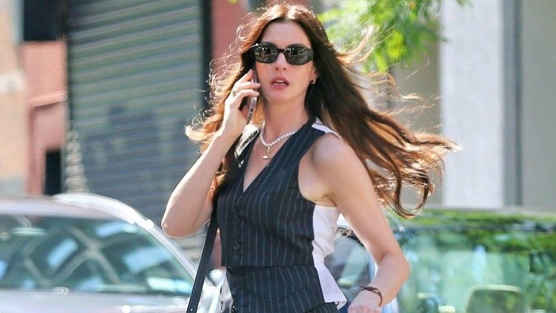 Anne Hathaway Comparte Imágenes de ‘Andy’ Personaje que Interpreta en ‘El Diablo Viste a la Moda ...