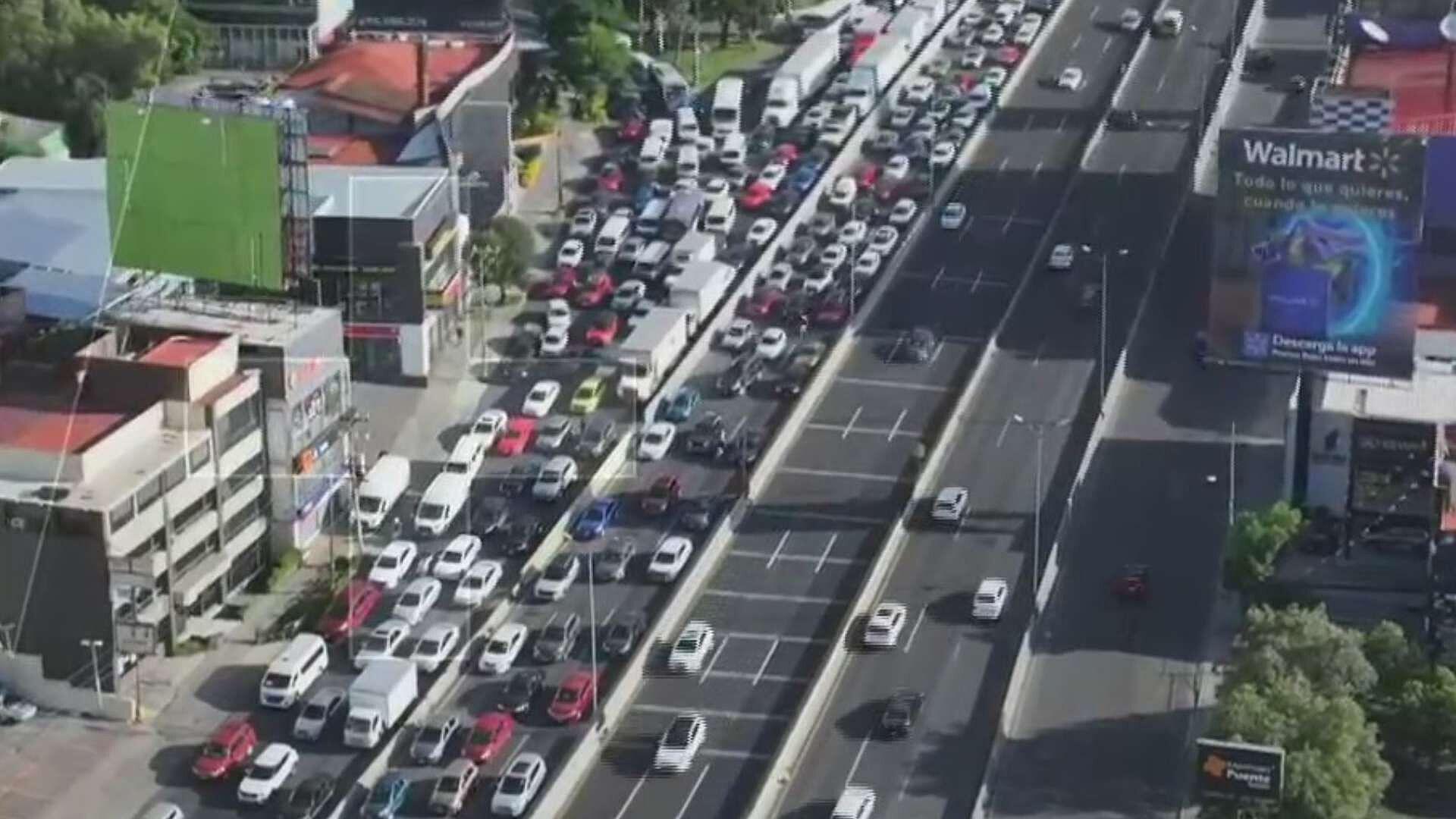 Bloqueo Hoy en Periférico Norte : Así se Ve el Kilométrico Caos Vial a la Altura del Naucalli en ...