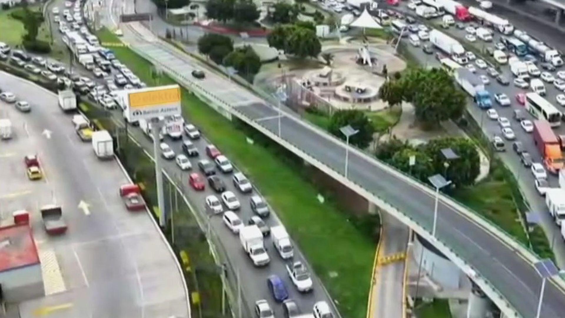 Así se Ve Desde el Aire Afectaciones en Carriles de Periférico Norte ...