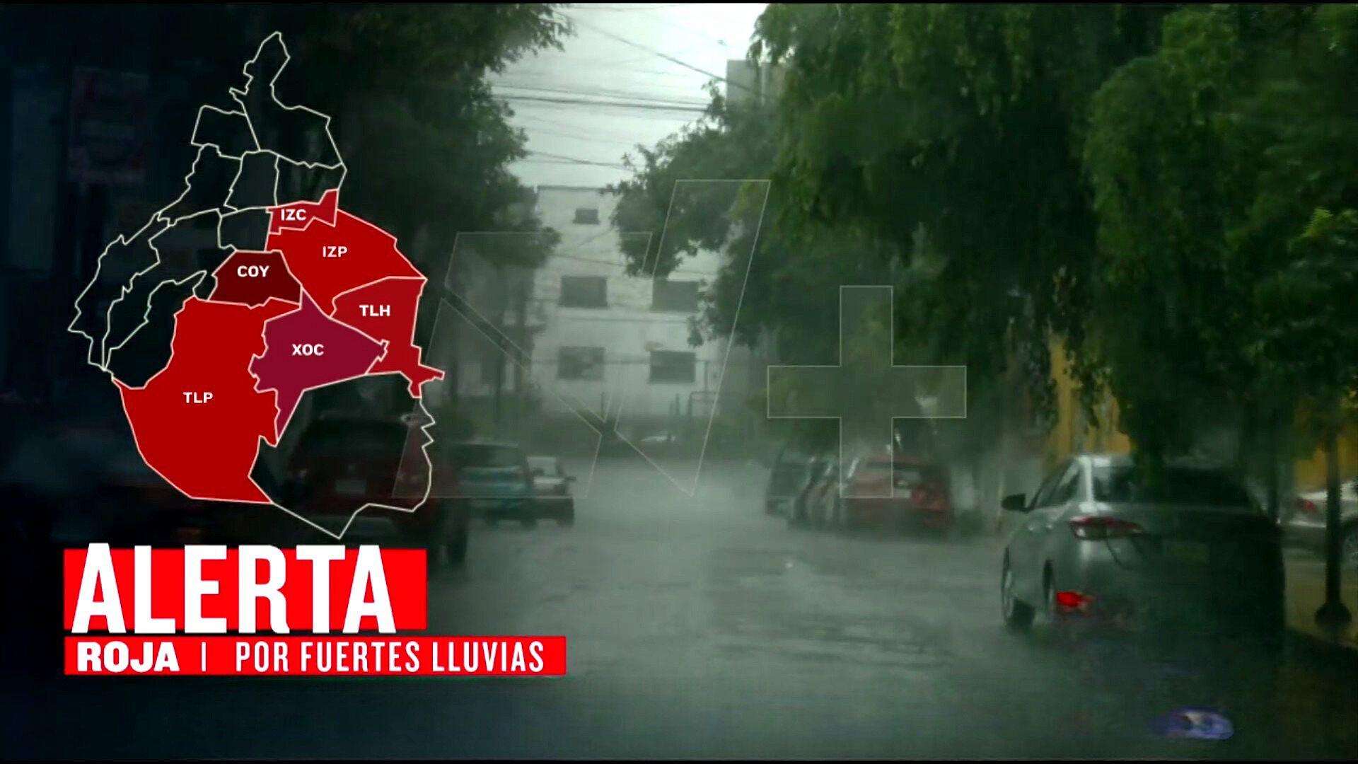 Activan Alerta Roja por Lluvias en 6 Alcaldías CDMX; Estás son las Zonas Más Afectadas Ese ...