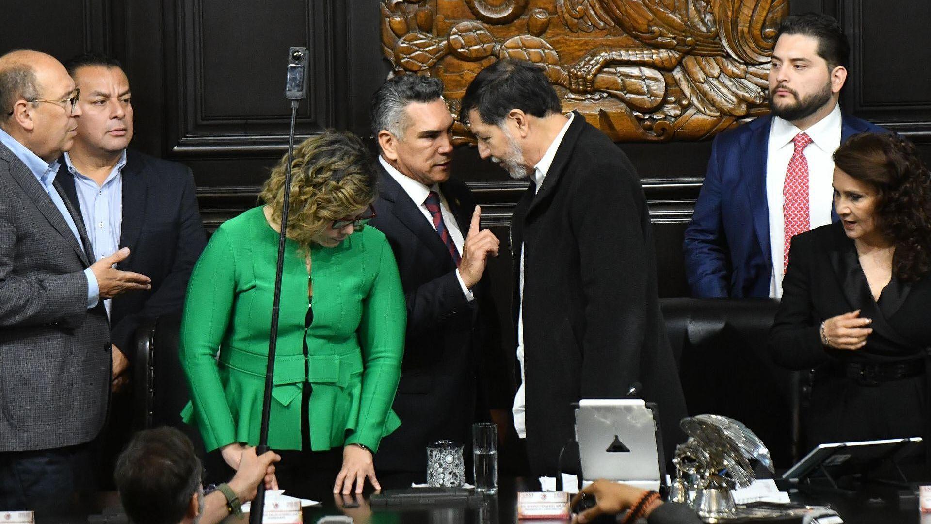 ¿Por Qué Pelearon Fernández Noroña y ‘Alito’ Moreno en el Senado de la ...