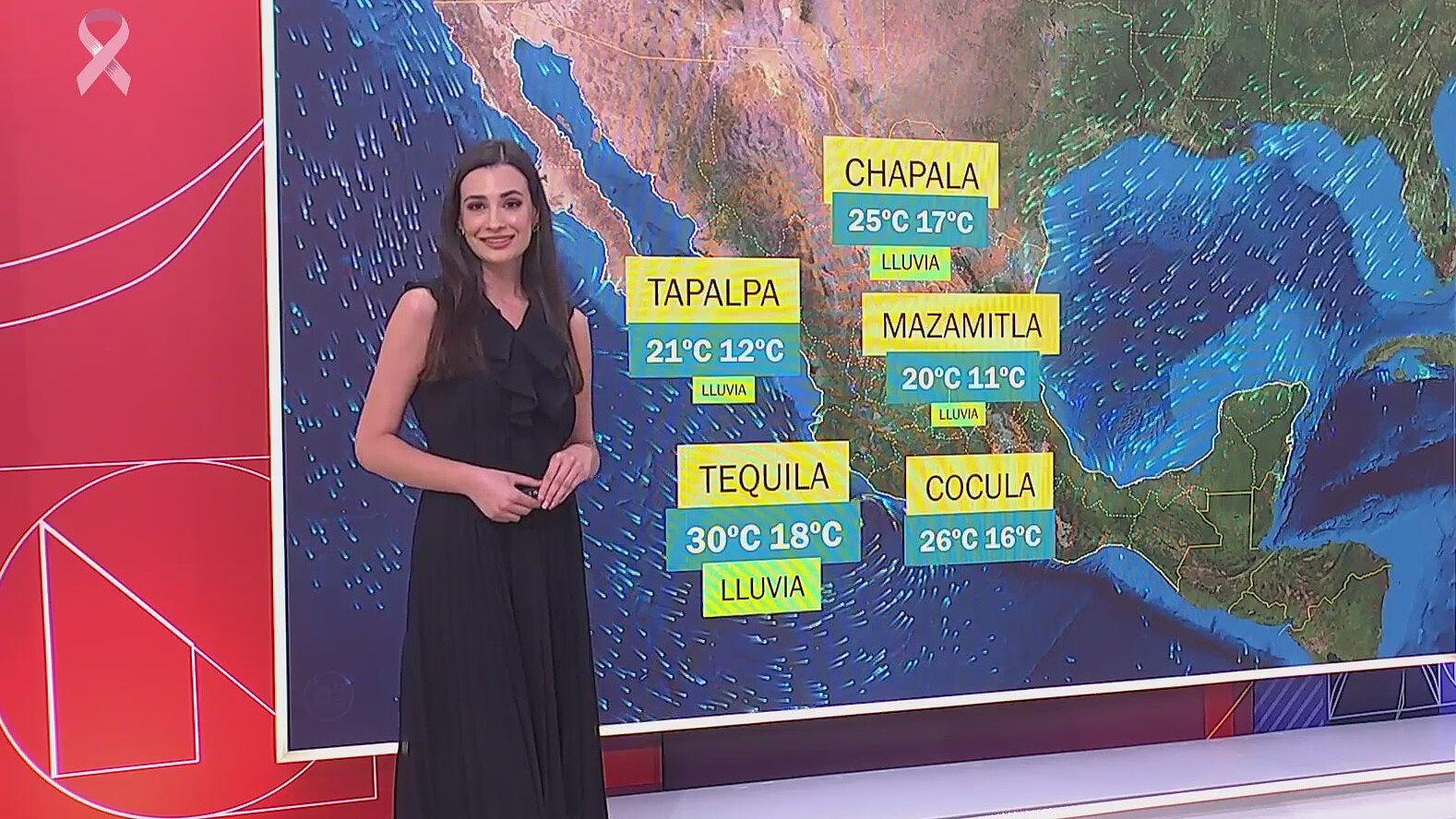 Michelle Zepeda Presenta el Pronóstico del Tiempo Hoy 10 de Octubre en ...