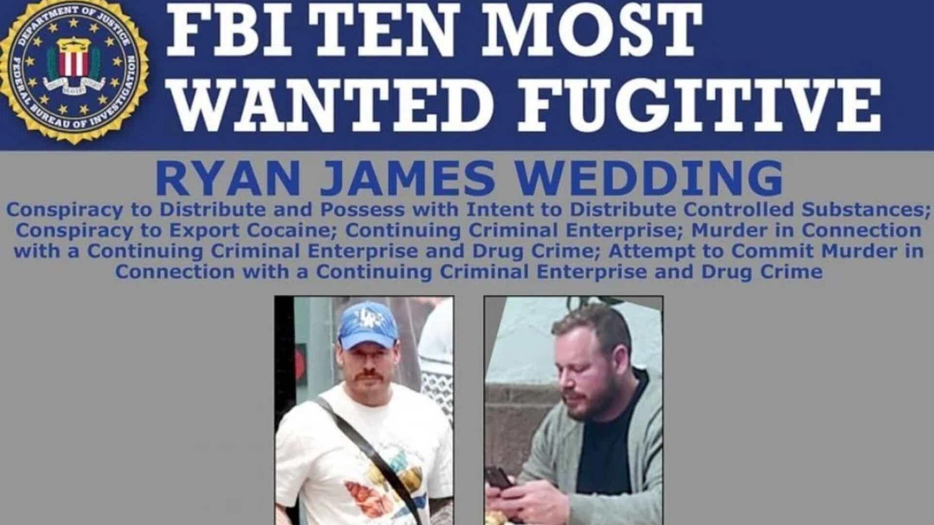 Estados Unidos Eleva a 15 Millones de Dólares Recompensa por Captura de Ryan James Wedding ...