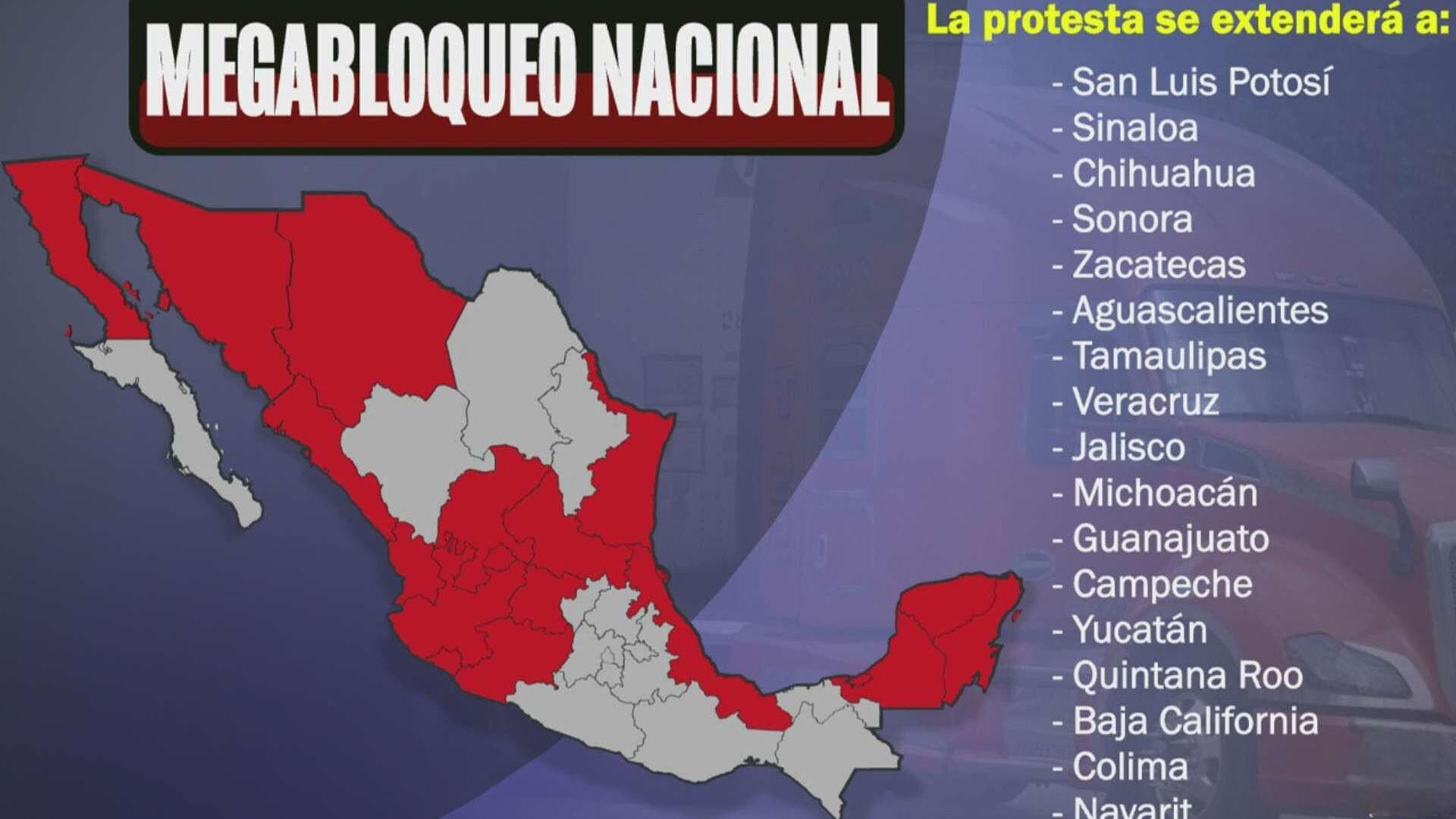 Mega Bloqueo De Transportistas Y Agricultores Hoy 24 De Noviembre Mapa