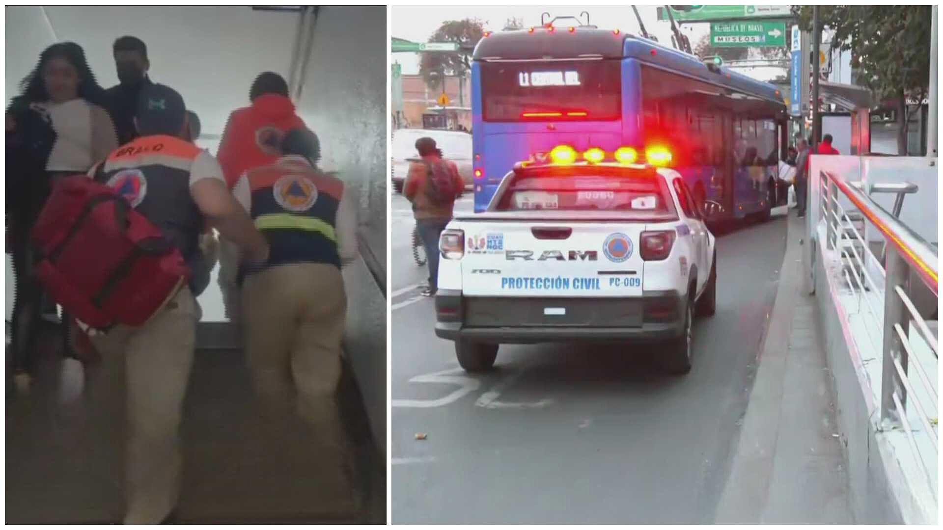 ¿Qué Pasó Esta Tarde en Bellas Artes? Personal de Protección Civil ...